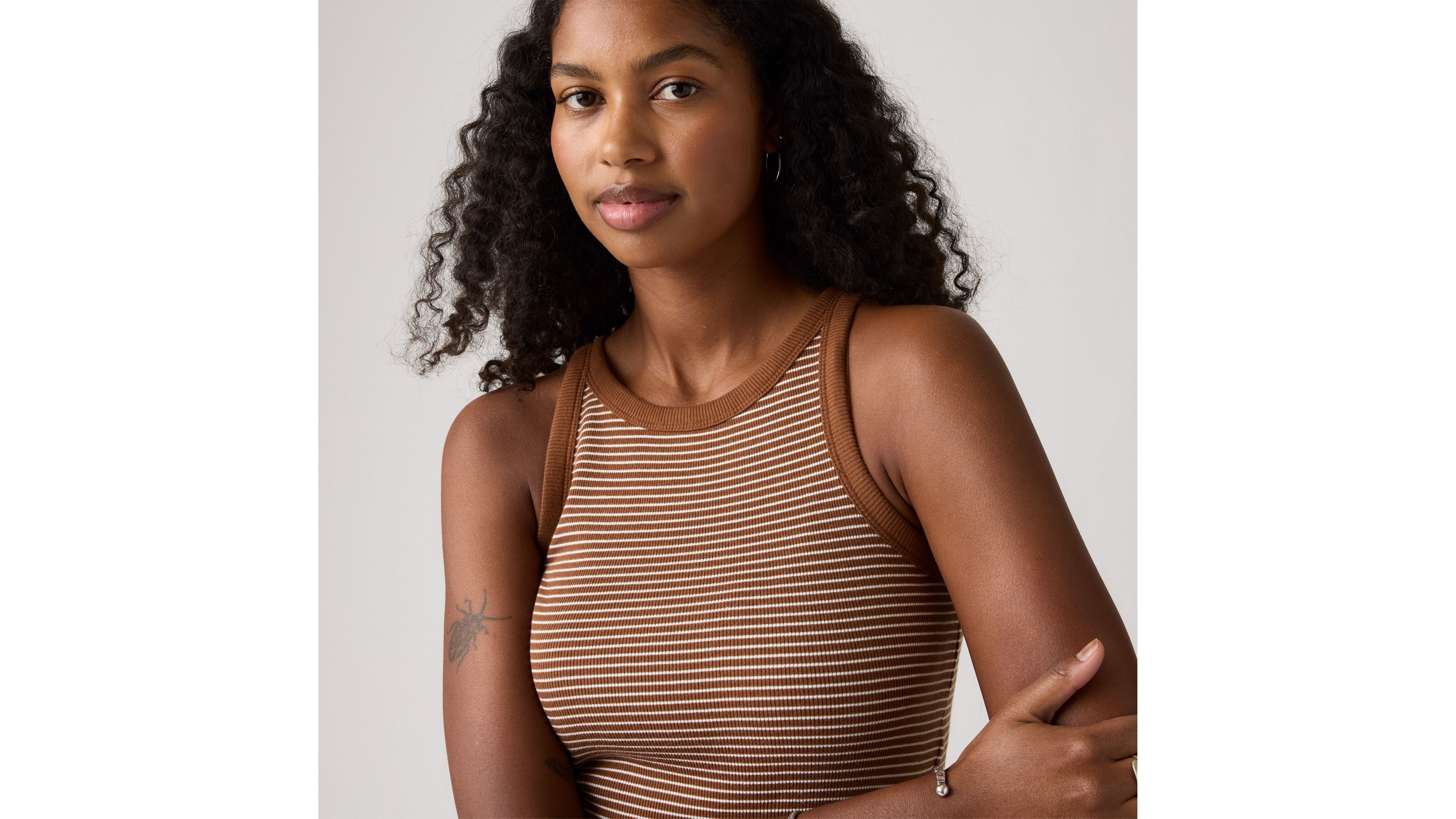 Essential Racer Tank Top - Brown | Levi's® US