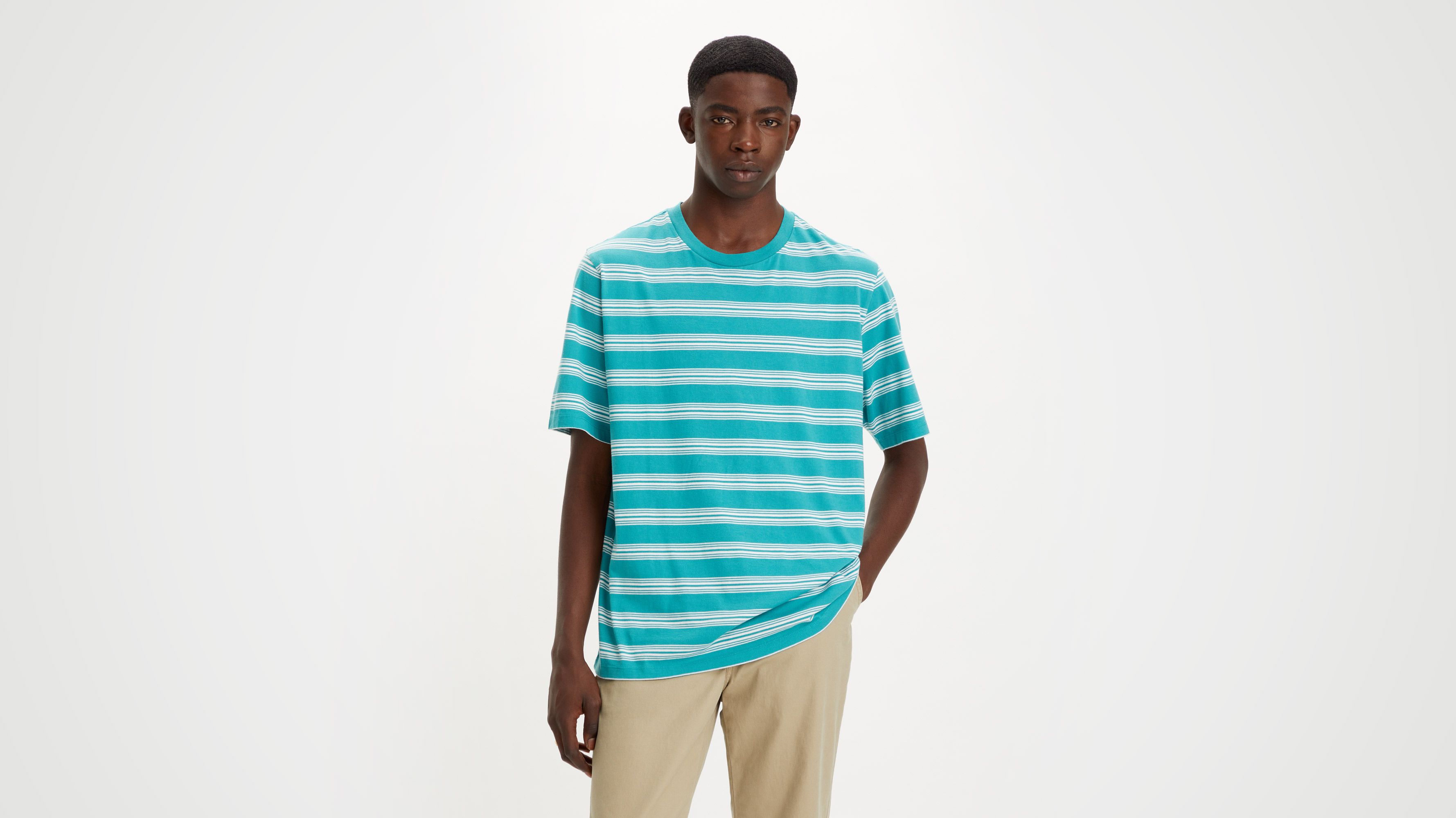 Classic Relaxed Fit Tee - Green | Levi's® GB