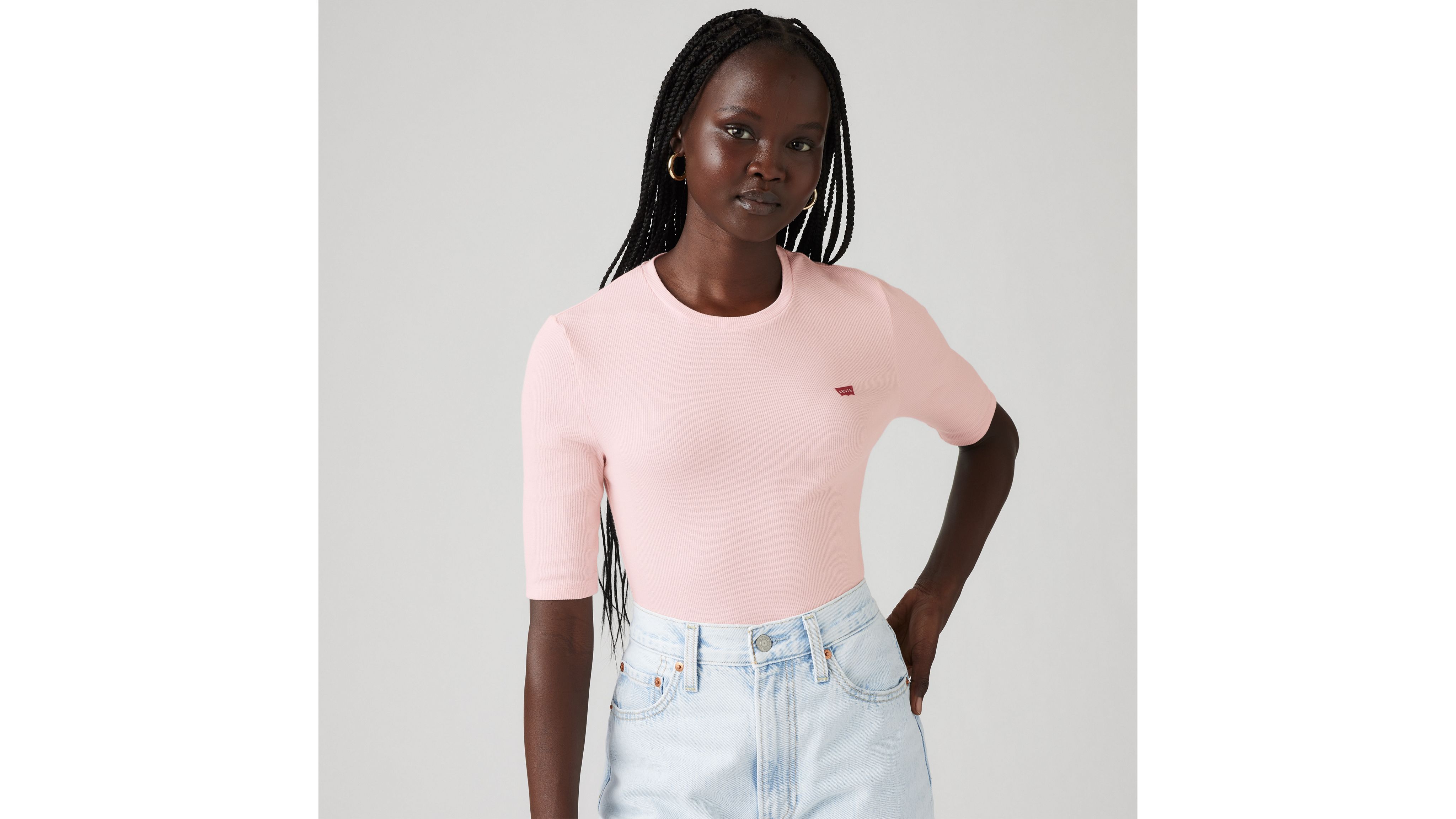 Luca Slim Tee - Pink | Levi's® FR