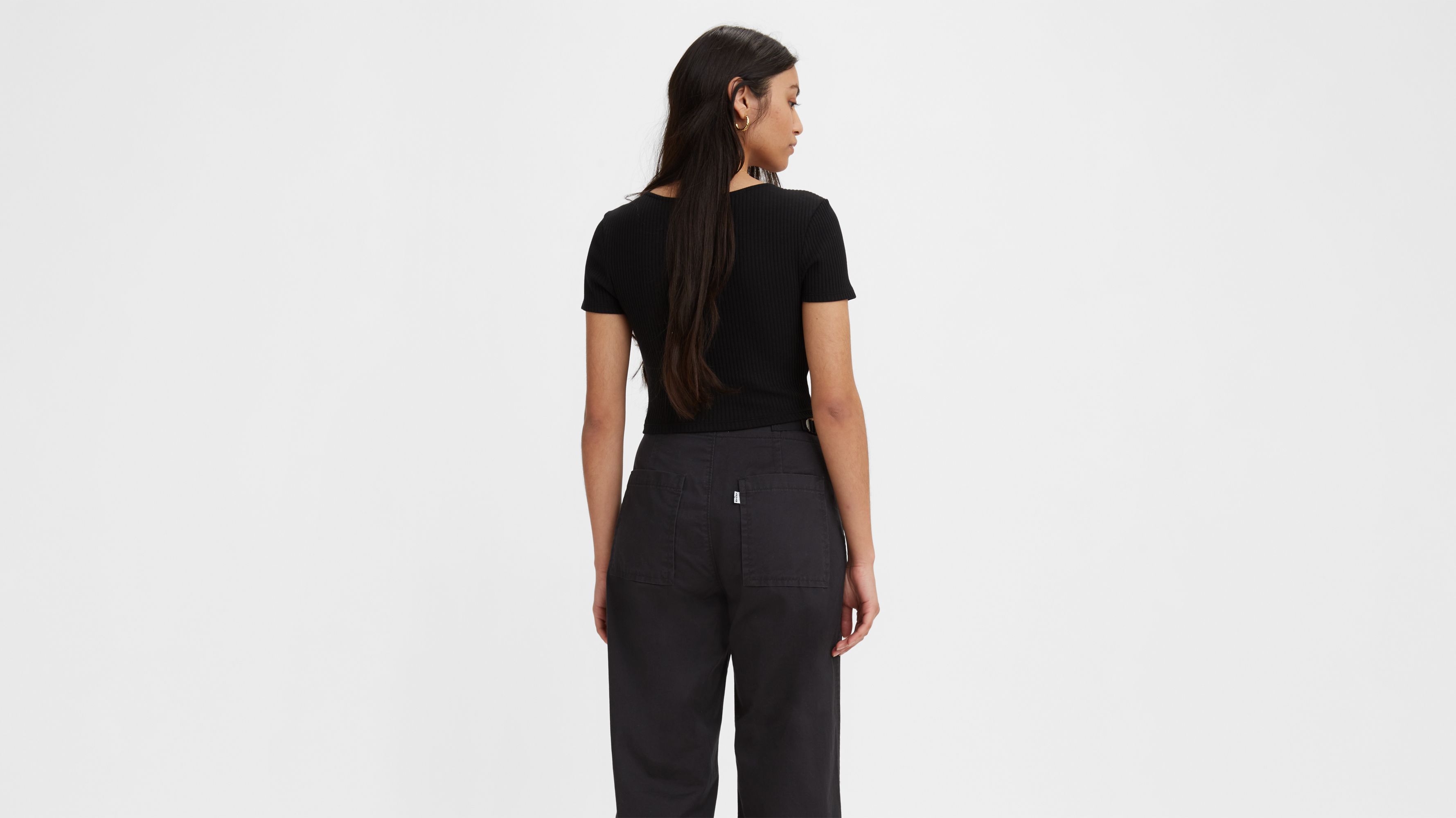 Short Sleeve Rach Top - Black | Levi's® US