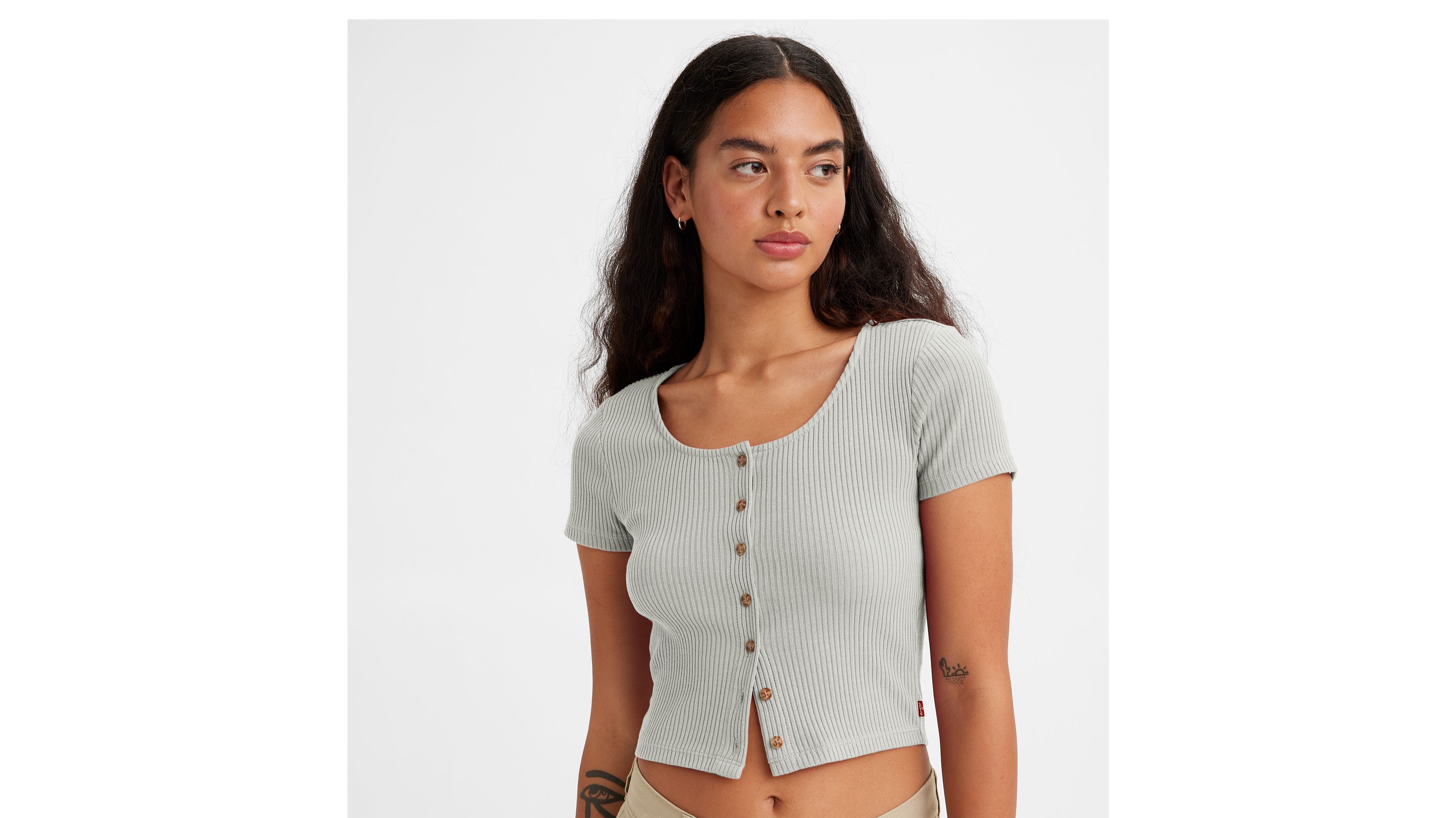 Short Sleeve Rach Top - Blue | Levi's® US