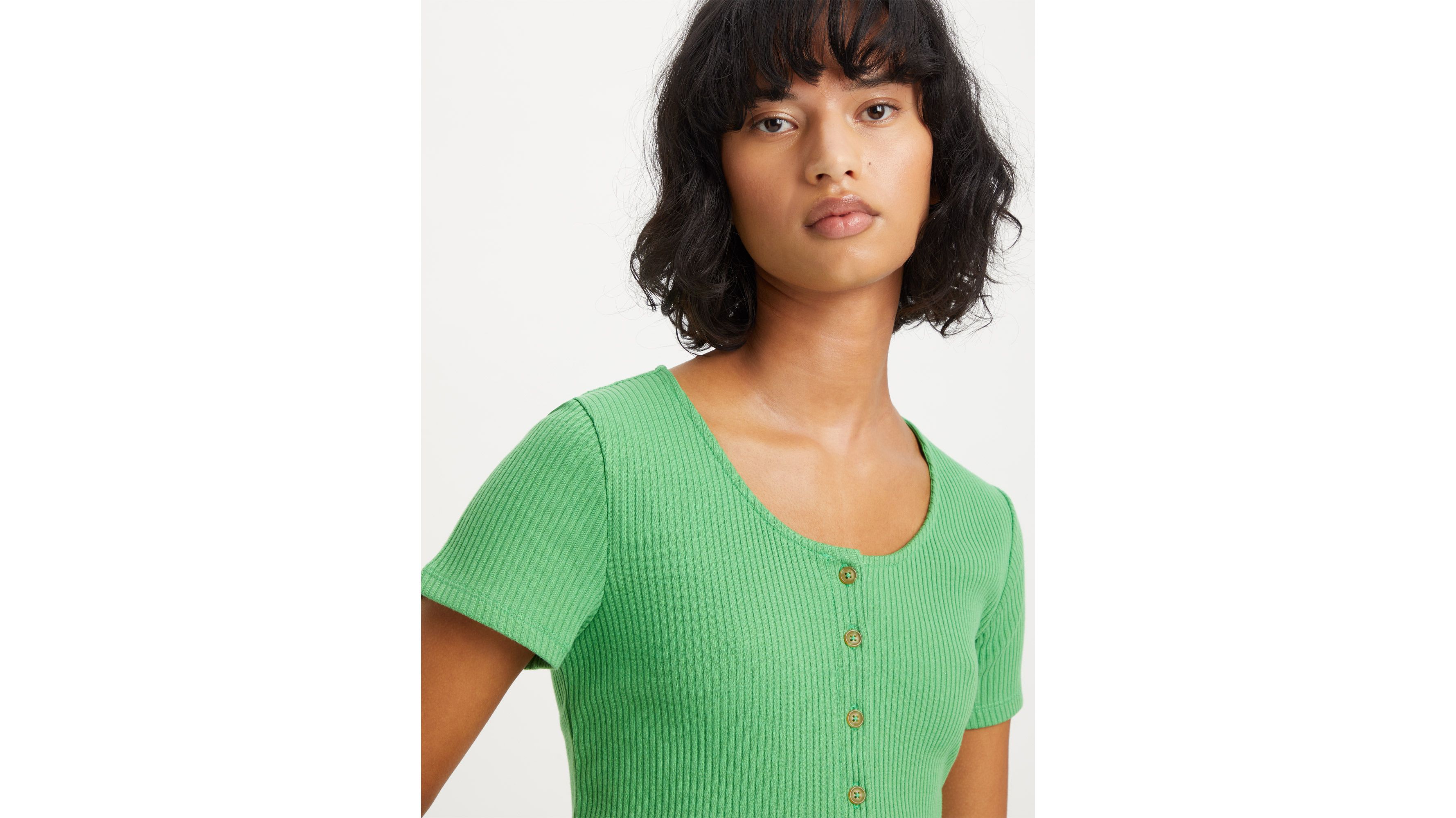 Short Sleeve Rach Top - Green | Levi's® CH