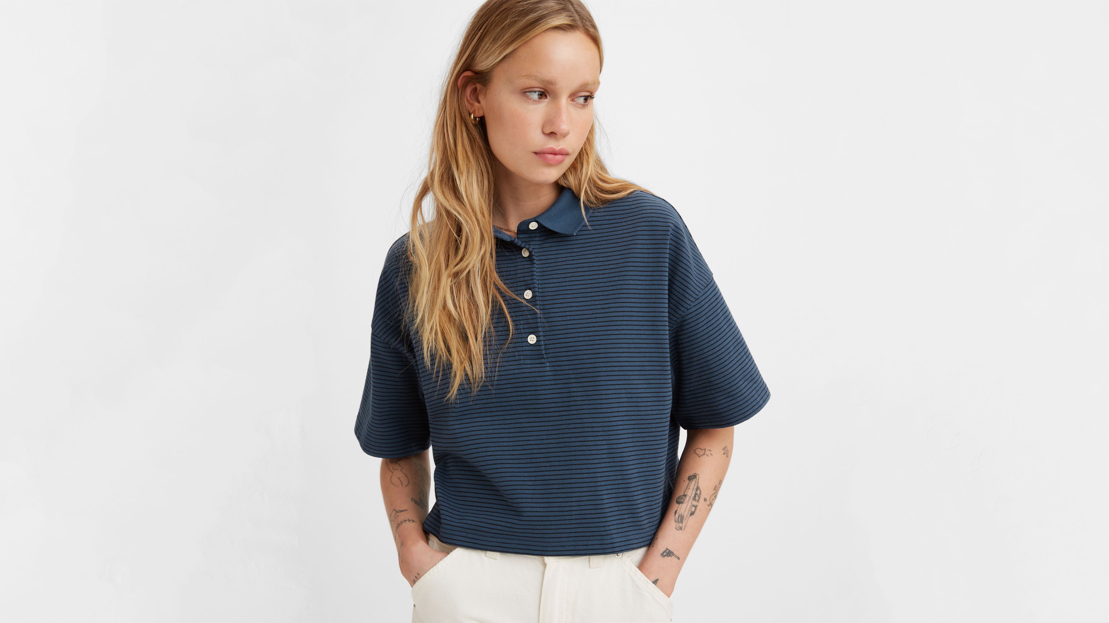 Astrid Polo Shirt - Blue | Levi's® US