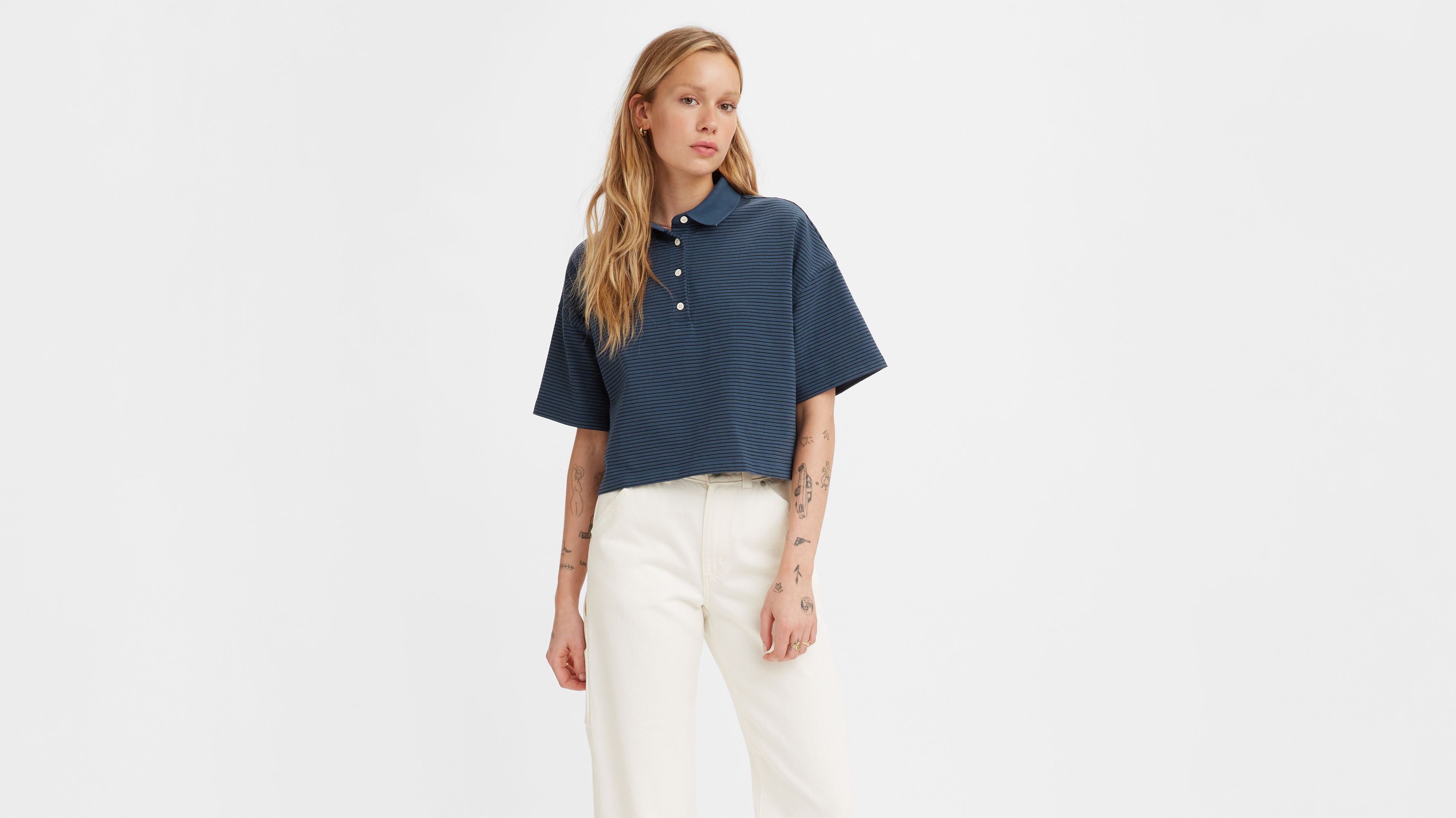 Astrid Polo Shirt - Blue | Levi's® US