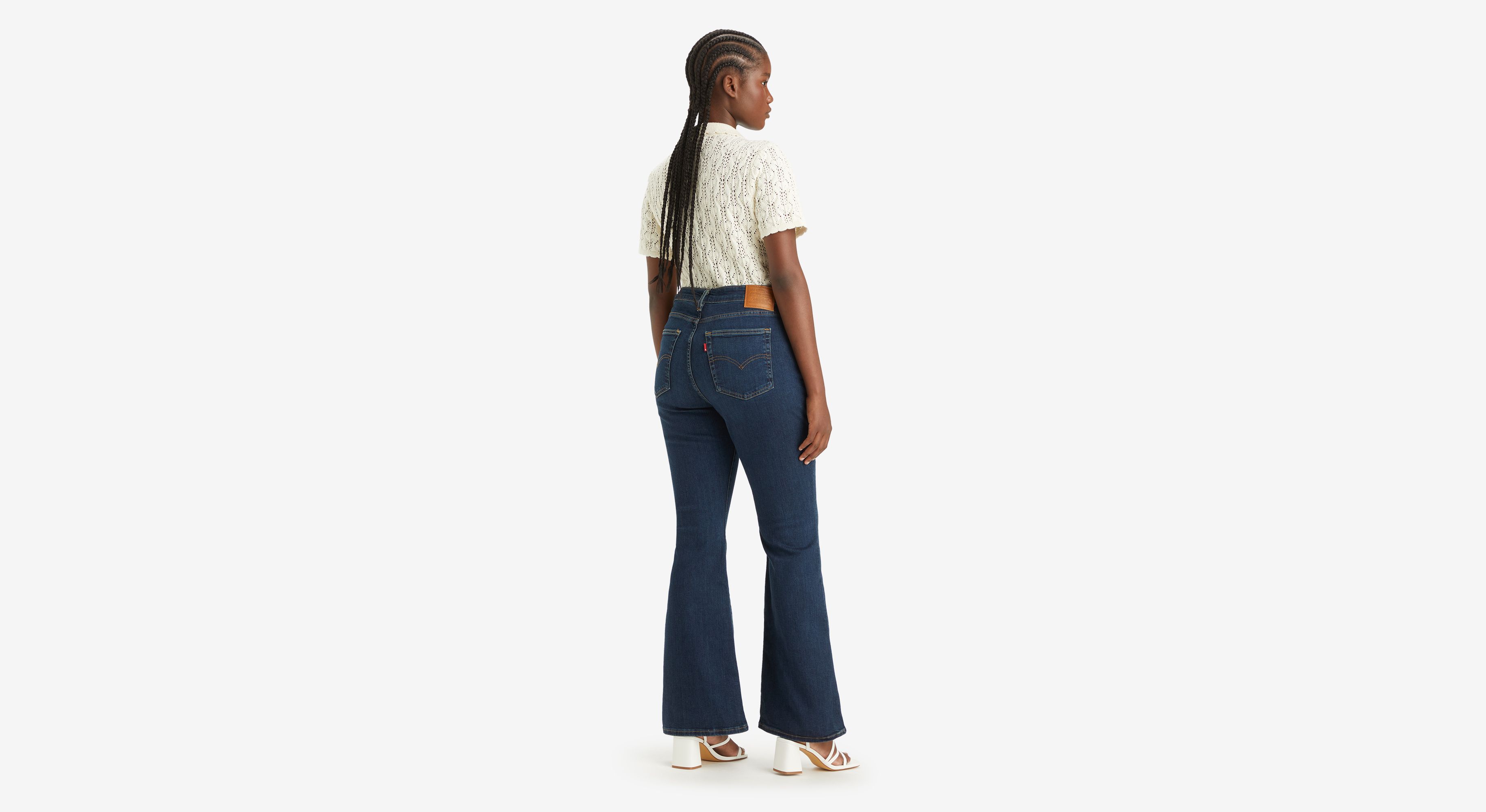 726™ High Rise Flare Jeans - Blue | Levi's® GB