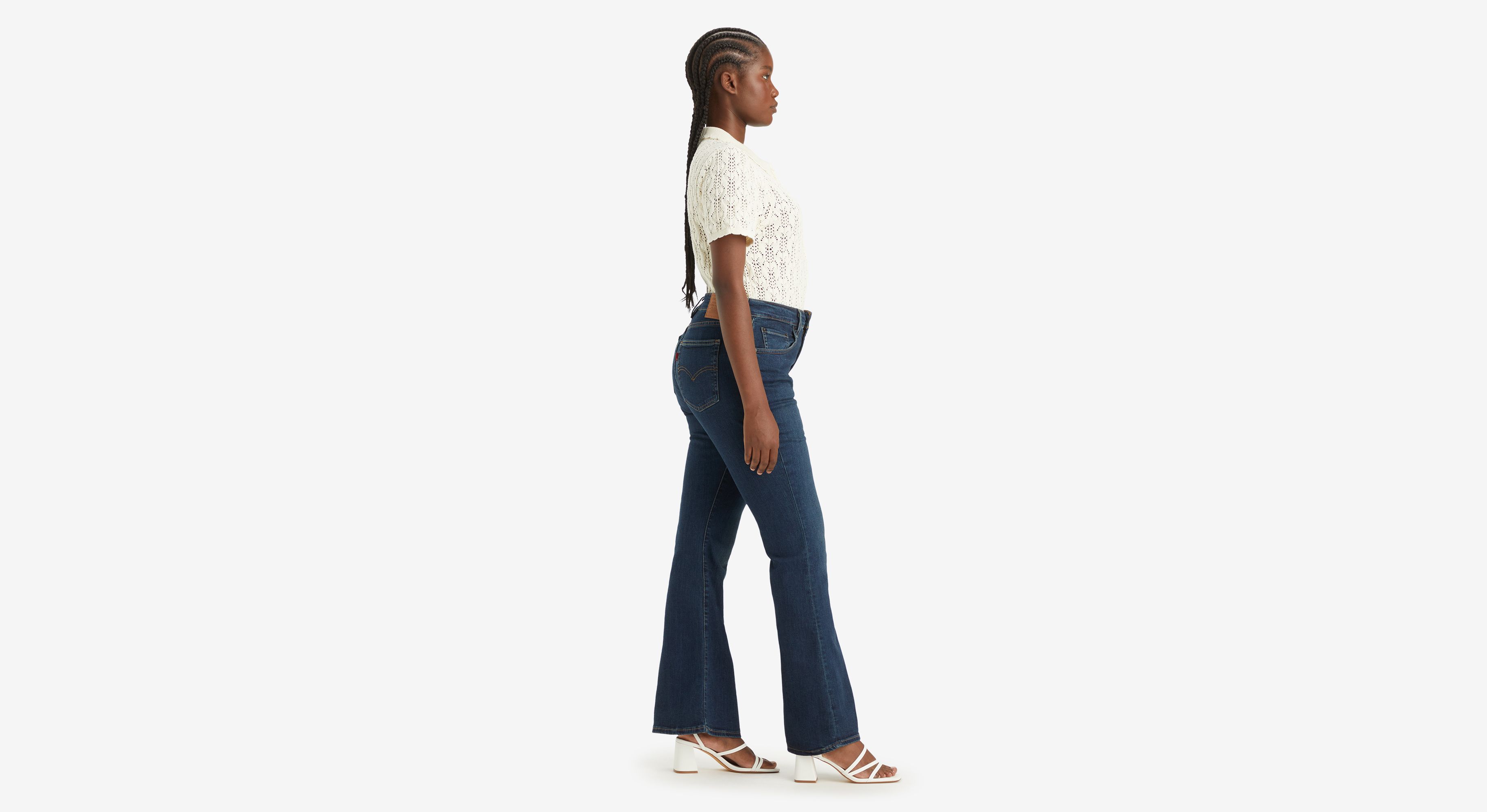 726™ High Rise Flare Jeans - Blue | Levi's® FR