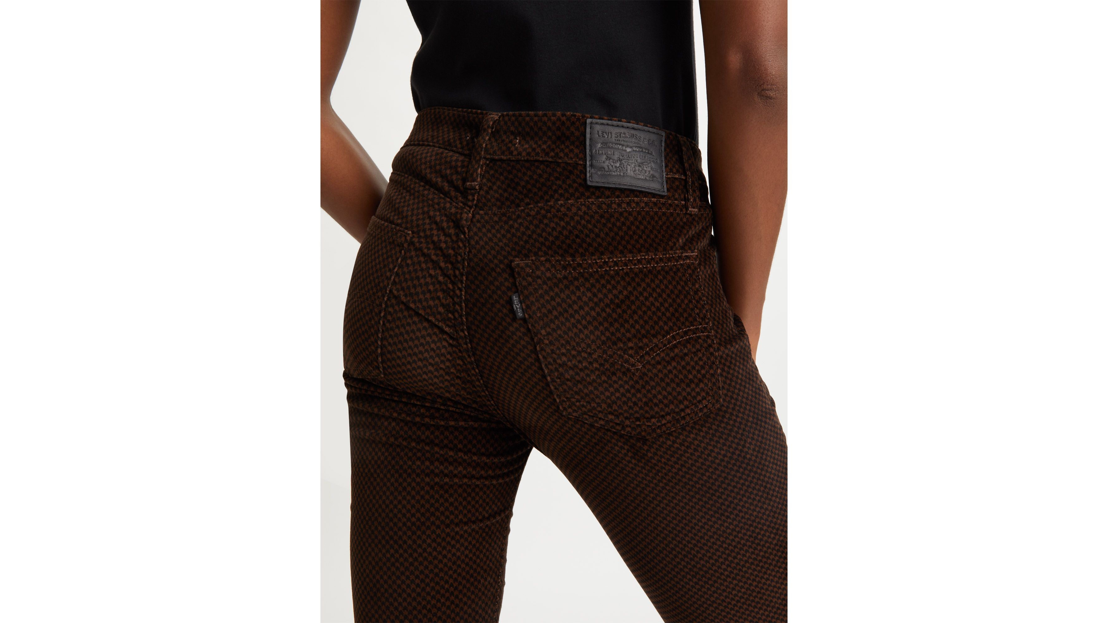 726™ High Rise Flare Jeans - Brown | Levi's® LV