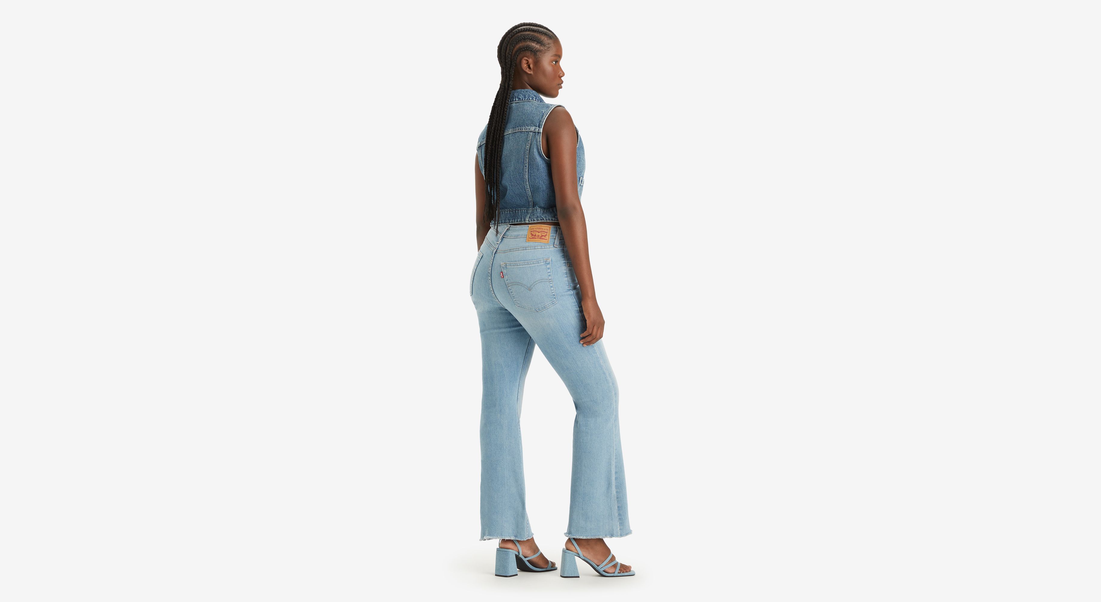 726™ High Rise Flare Jeans - Blue | Levi's® FI