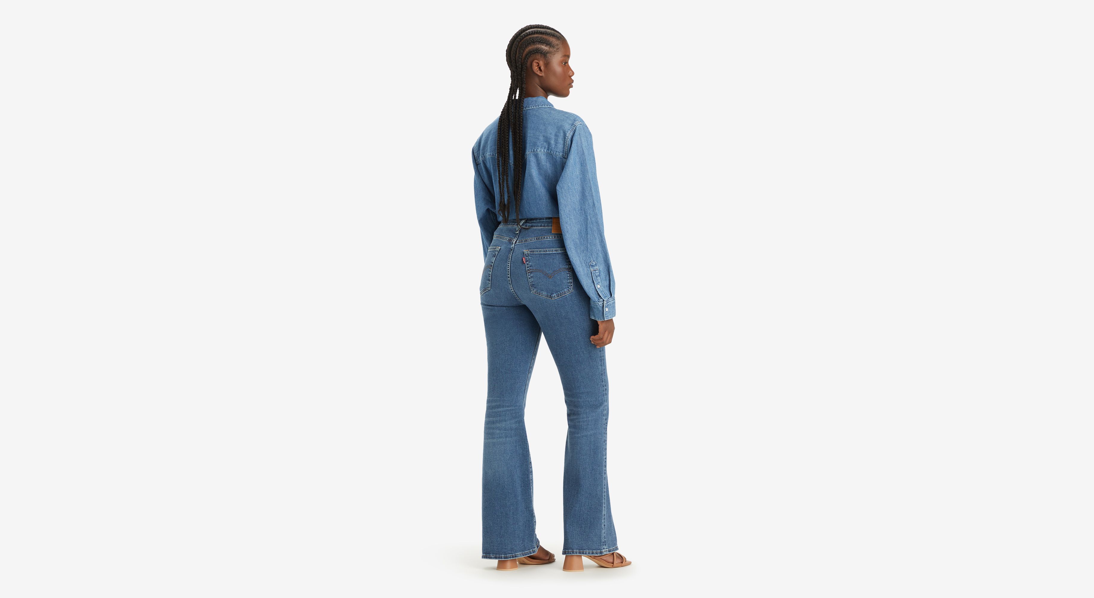 726™ High Rise Flare Jeans - Blue | Levi's® IT
