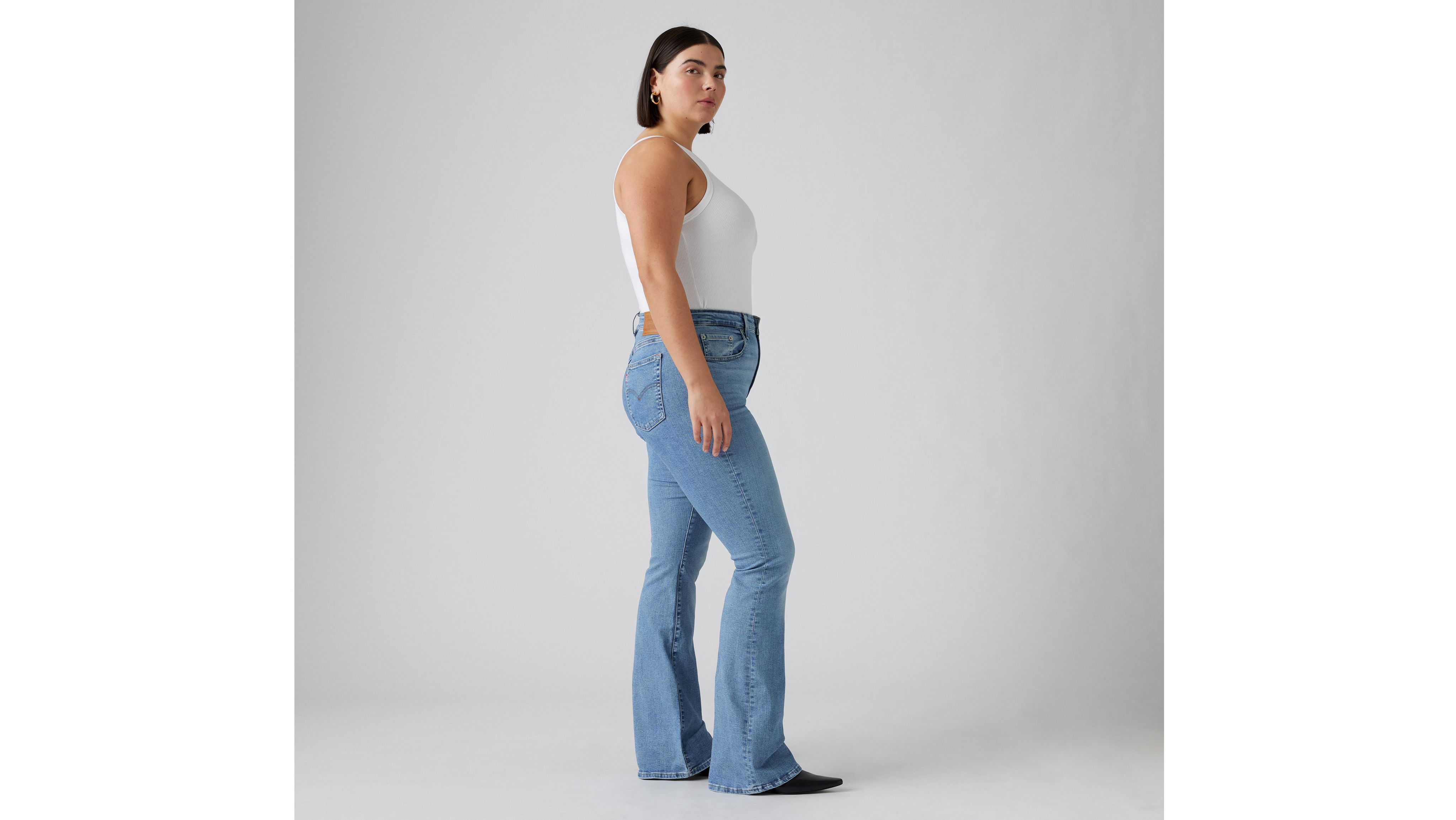 726™ High Rise Flare Jeans - Blue | Levi's® GB