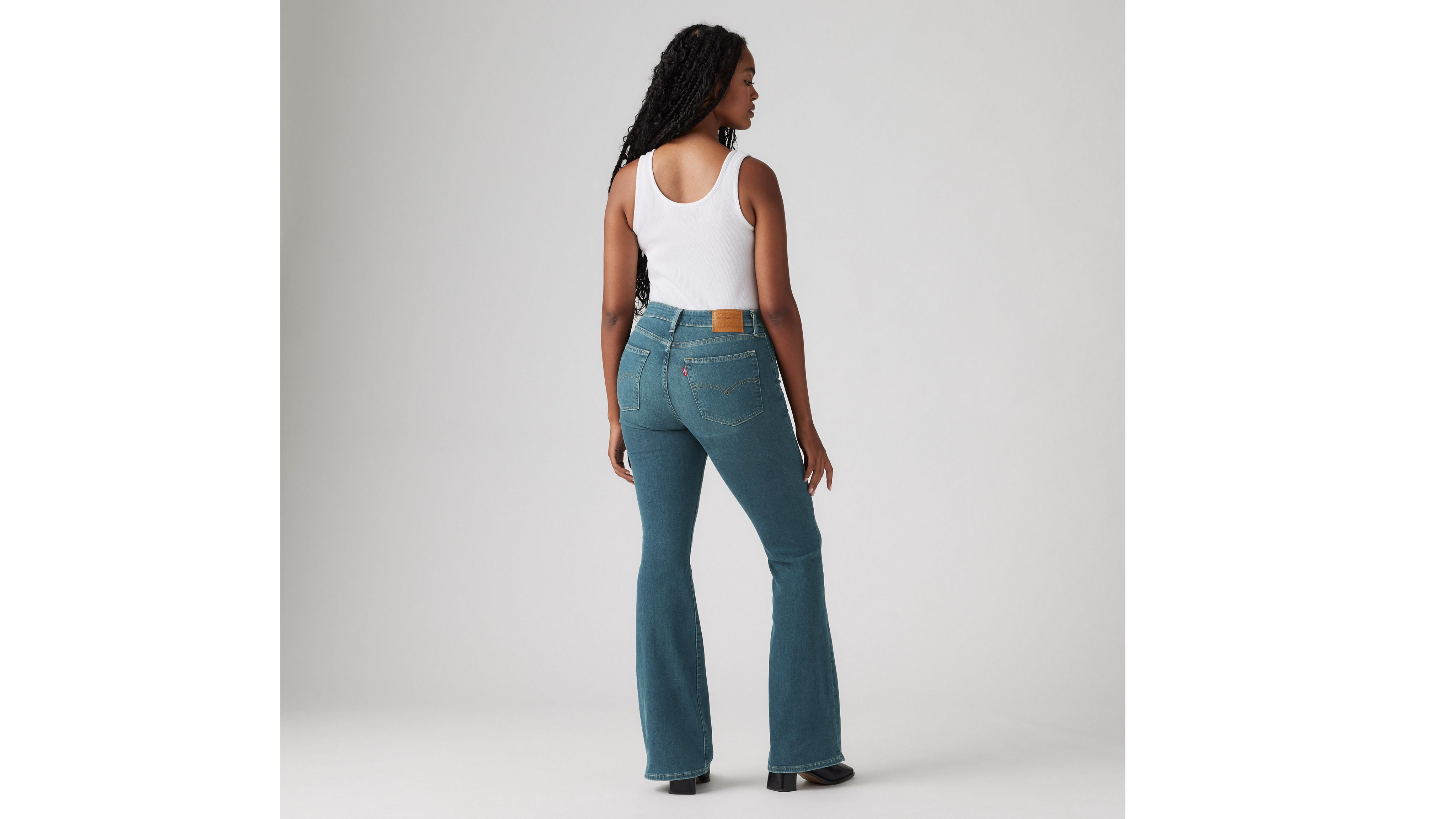 726™ High Rise Flare Jeans - Blue | Levi's® GB