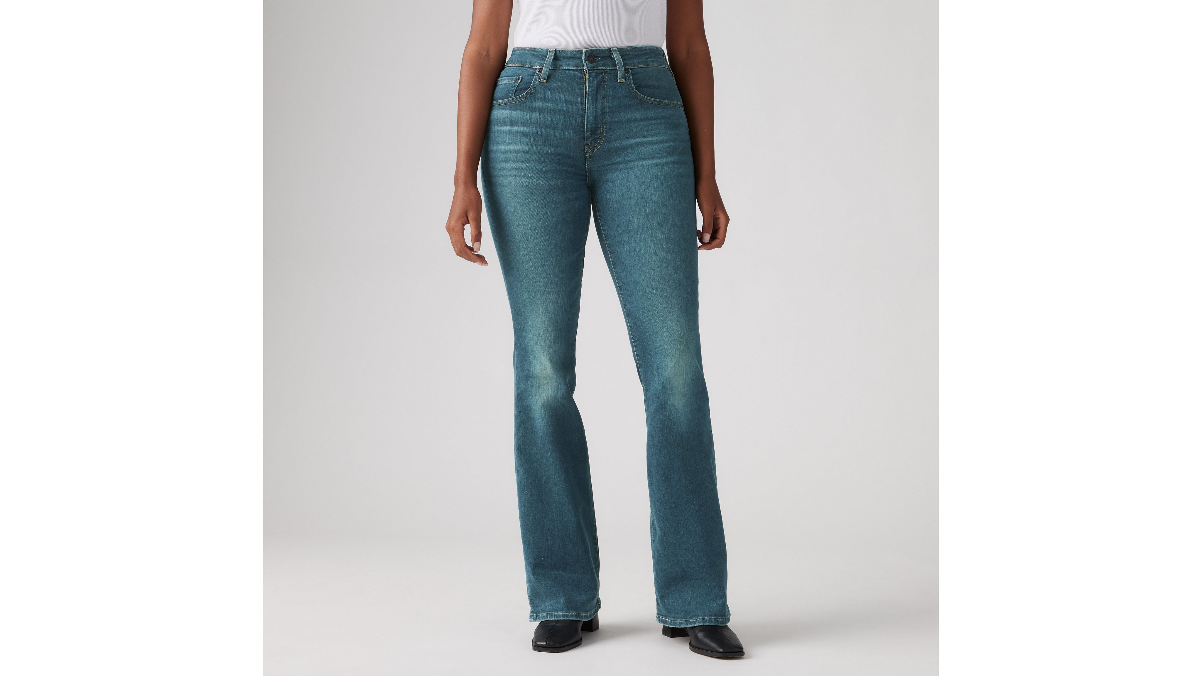 726™ High Rise Flare Jeans - Blue | Levi's® GB