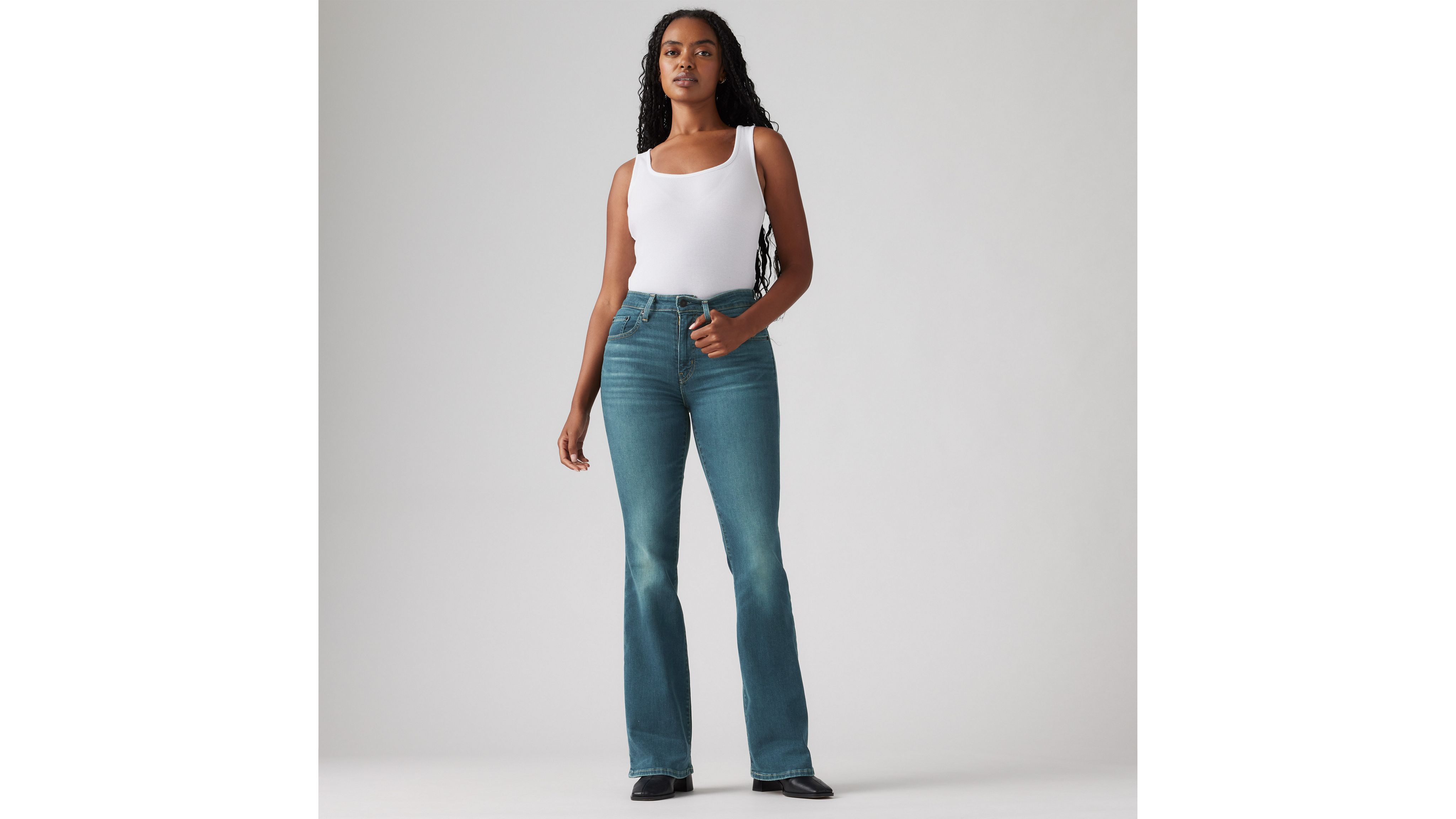 726™ High Rise Flare Jeans - Blauw | Levi's® BE