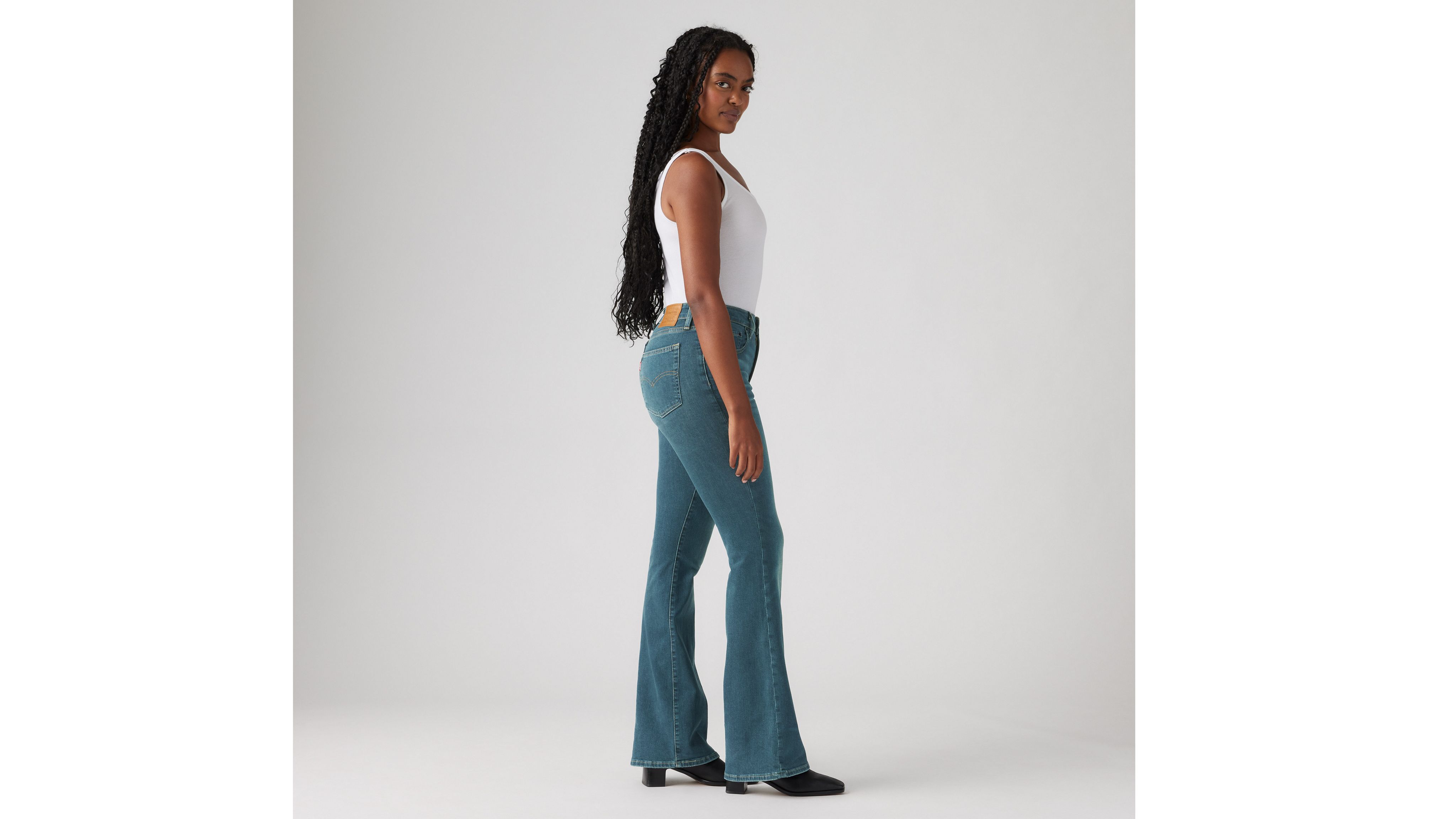 726™ High Rise Flare Jeans - Blue | Levi's® GB