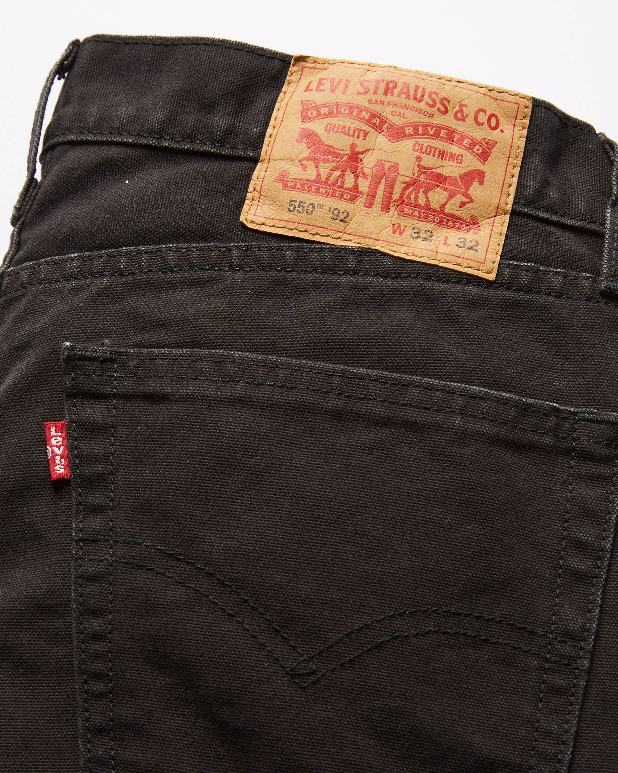 550™ '92 Relaxed Taper Fit Men's Jeans - Black | Levi's® US 550™ '92 Relaxed Taper Fit Men's Jeans - Black | Levi's® US
