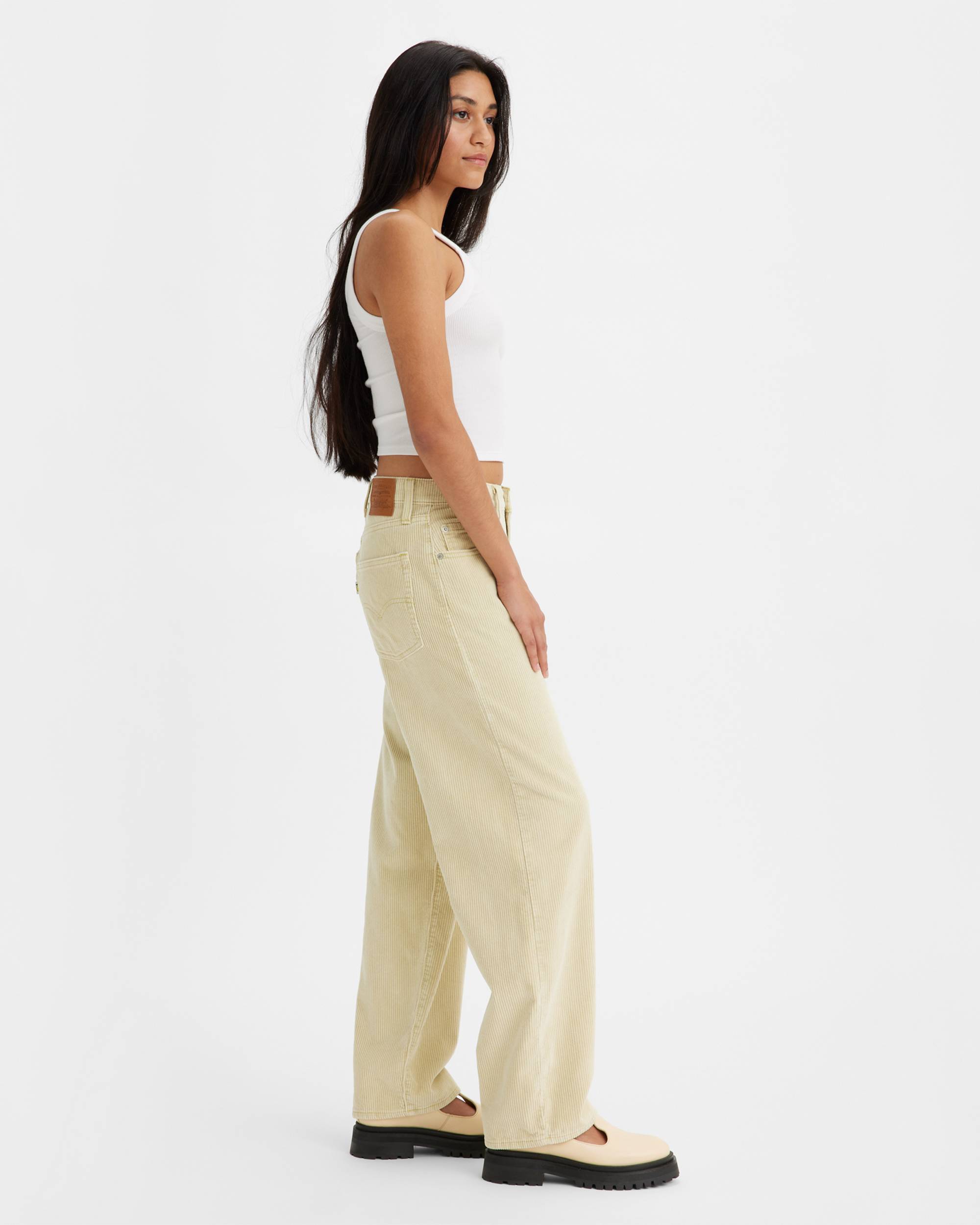 Baggy Dad Corduroy Women's Pants - Green | Levi's® US Baggy Dad Corduroy Women's Pants - Green | Levi's® US