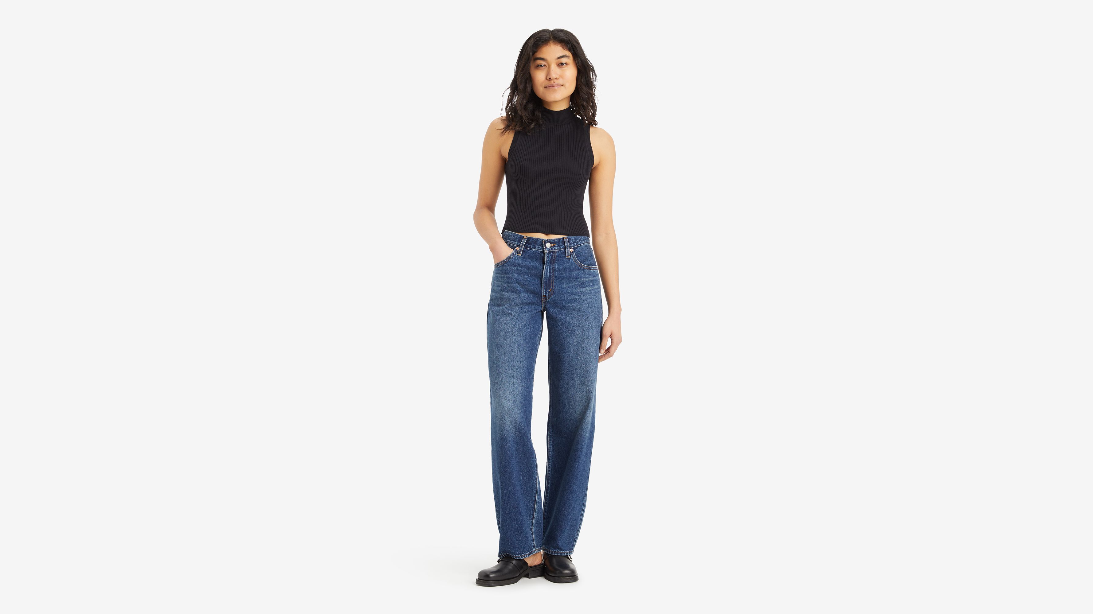 Baggy Dad Women's Jeans - Dark Wash | Levi's® US