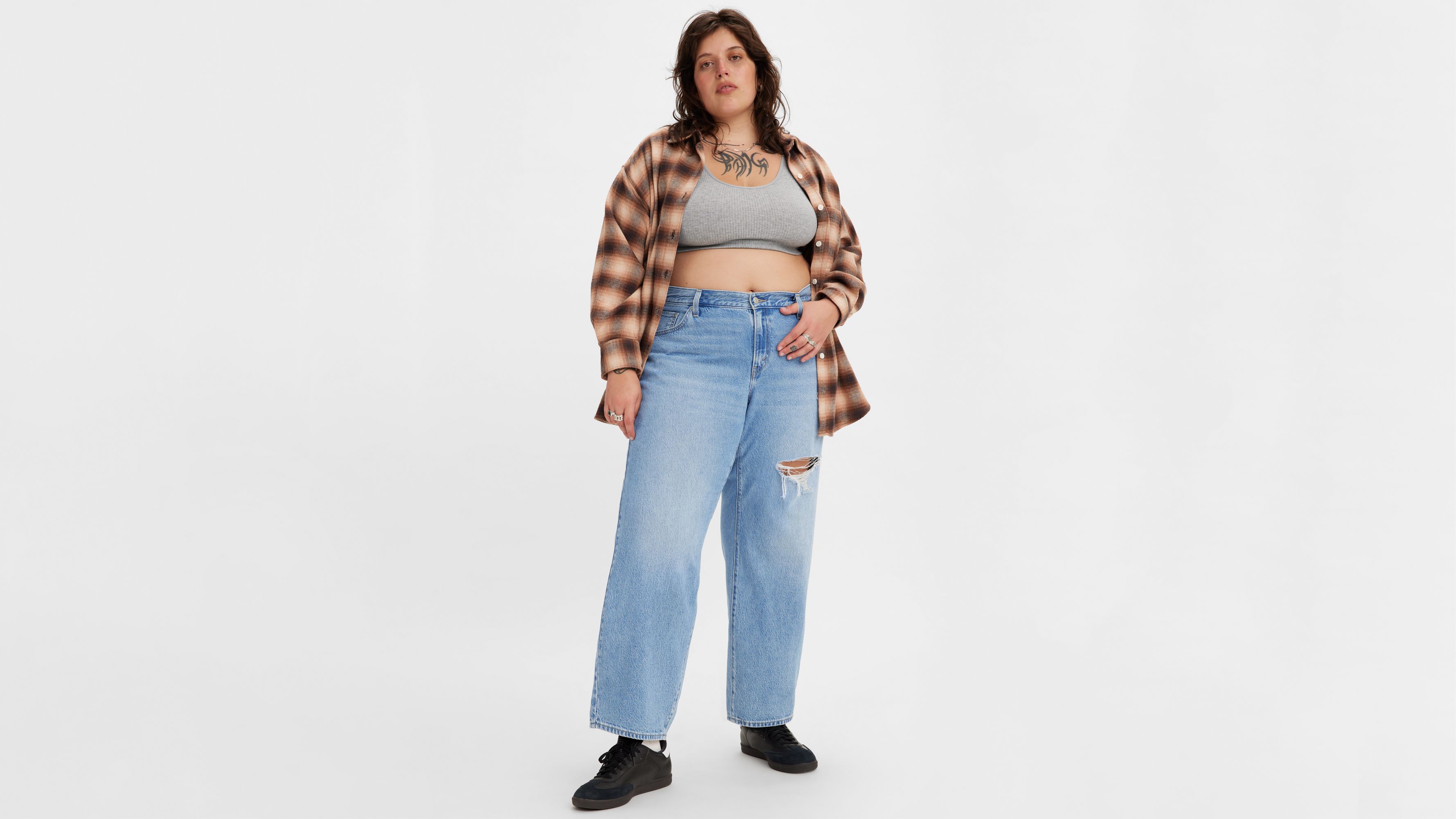 Baggy Dad Women's Jeans (plus Size) - Medium Wash | Levi's® US