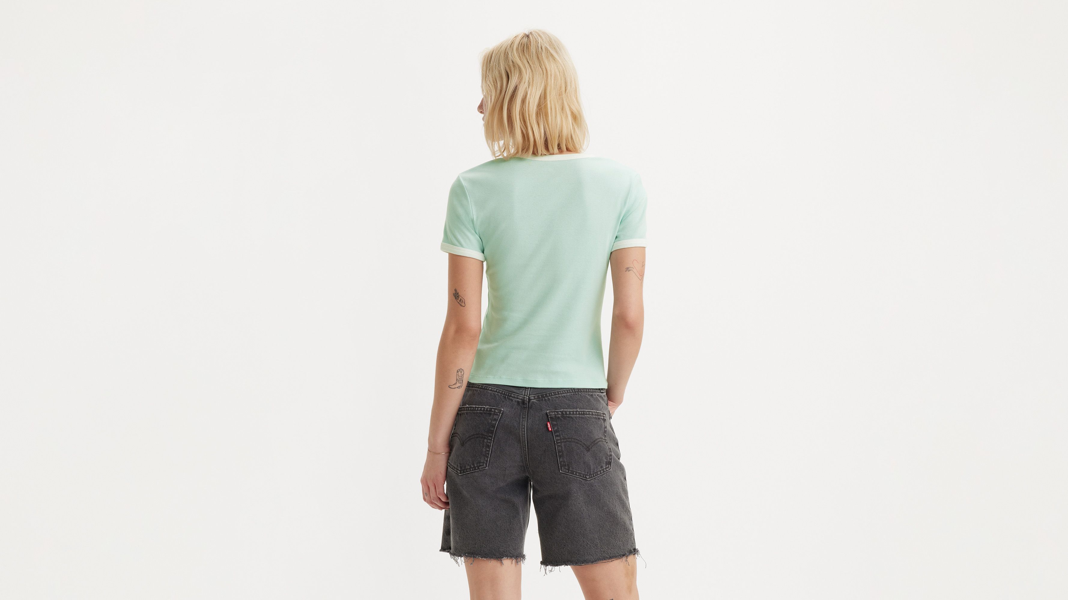 Graphic Ringer Rickie T-shirt - Blue | Levi's® CA