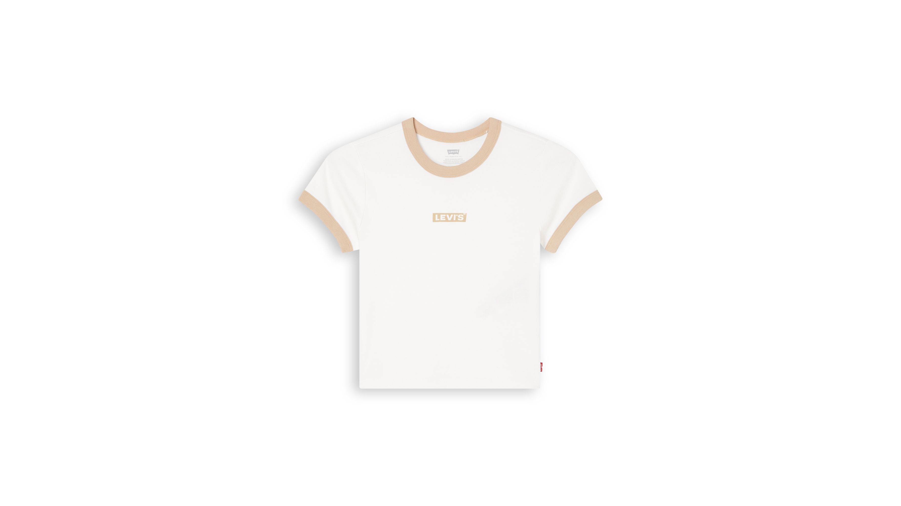 Graphic Ringer Mini Tee - Neutral | Levi's® ES