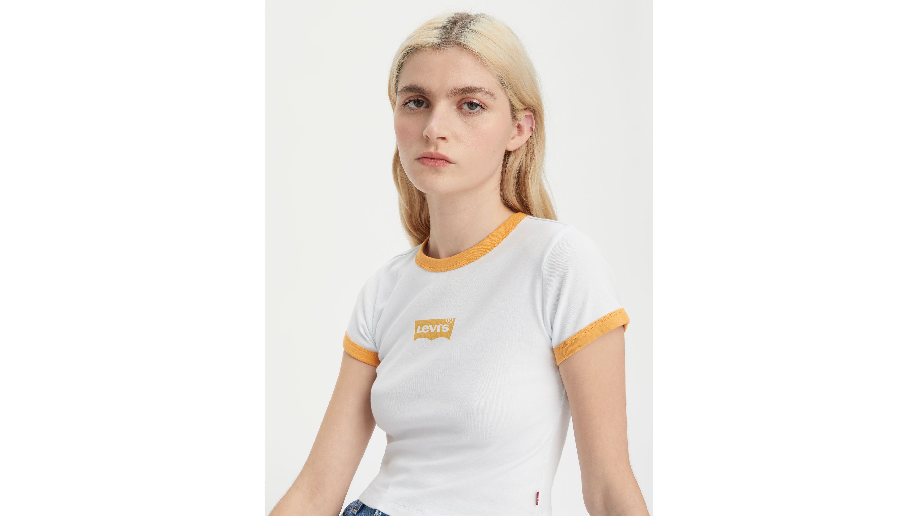 Graphic Ringer Mini Tee - White | Levi's® GR