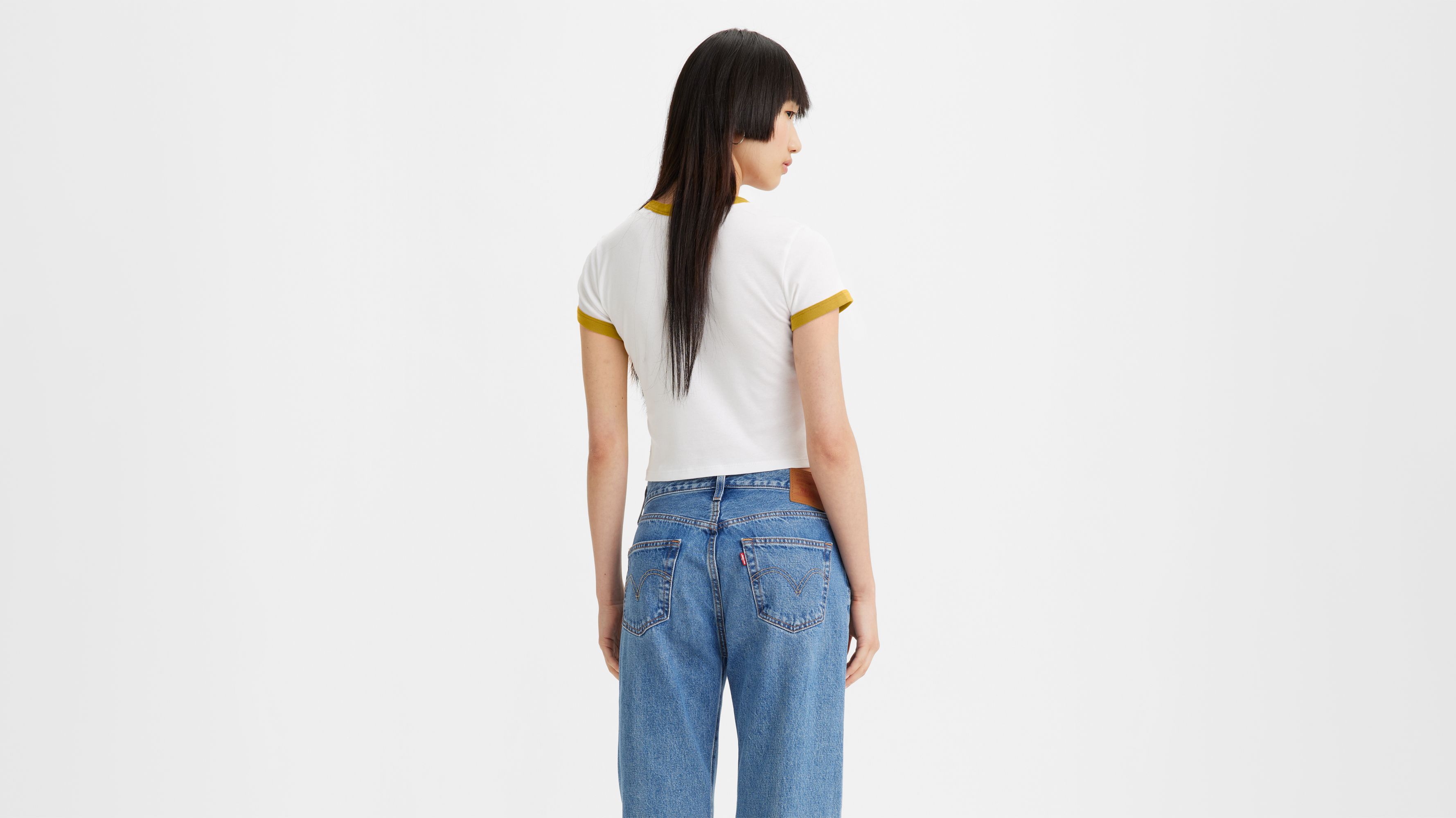 Graphic Ringer Mini Tee - White | Levi's® US