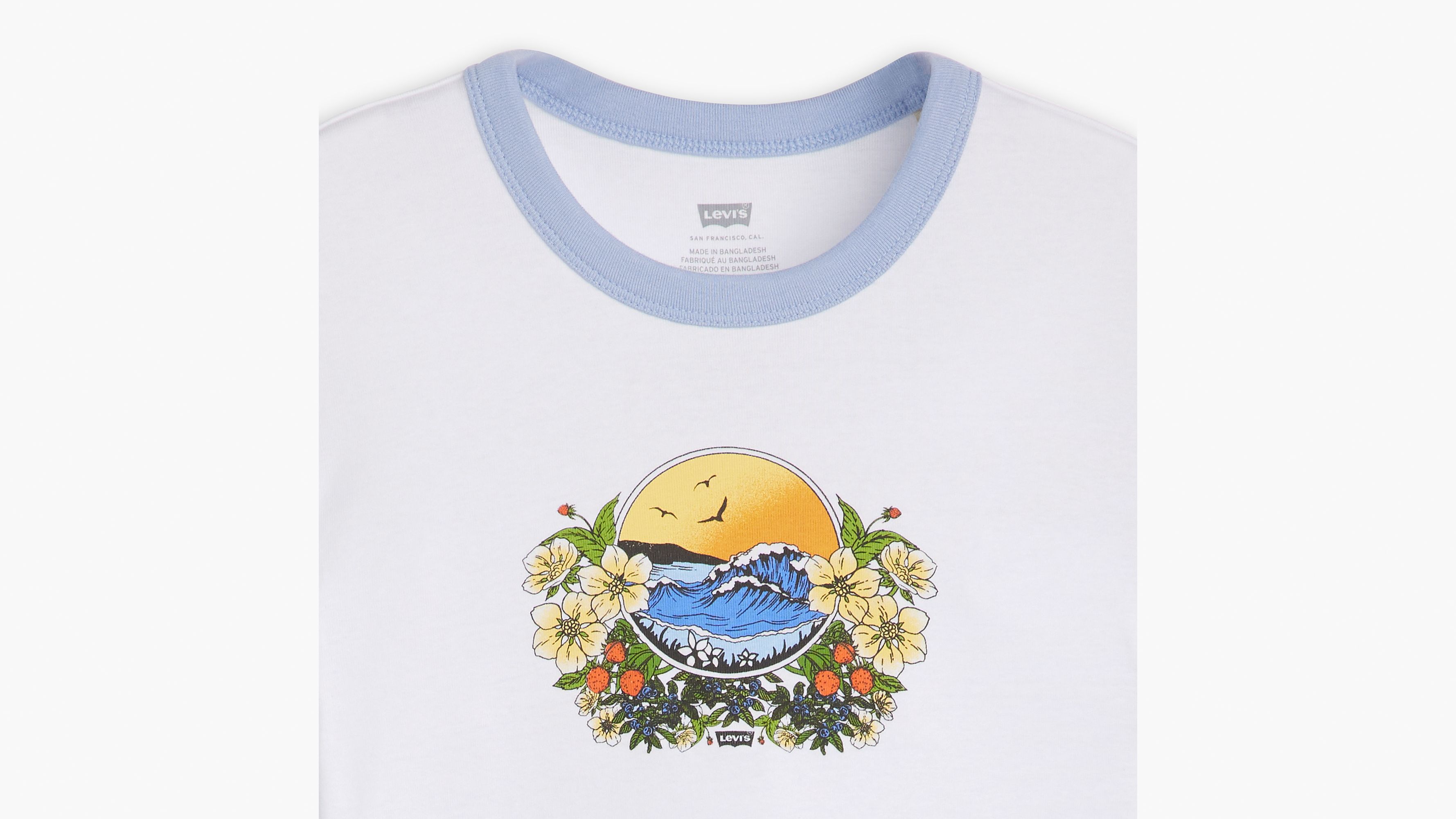 Graphic Ringer Mini T-shirt - White | Levi's® US