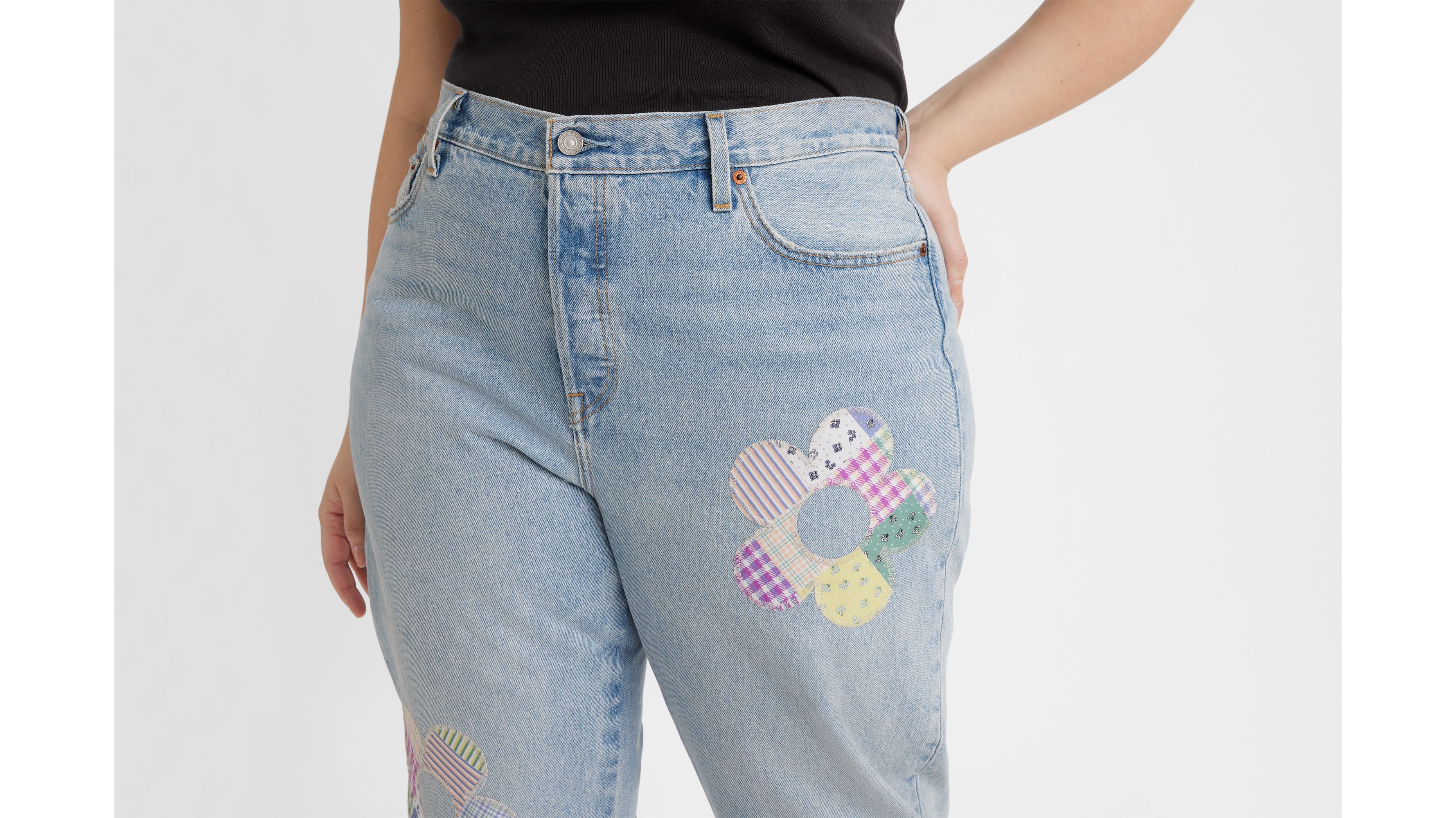 501® Original Fit Patchwork Women's Jeans (plus Size) - Light Wash ...