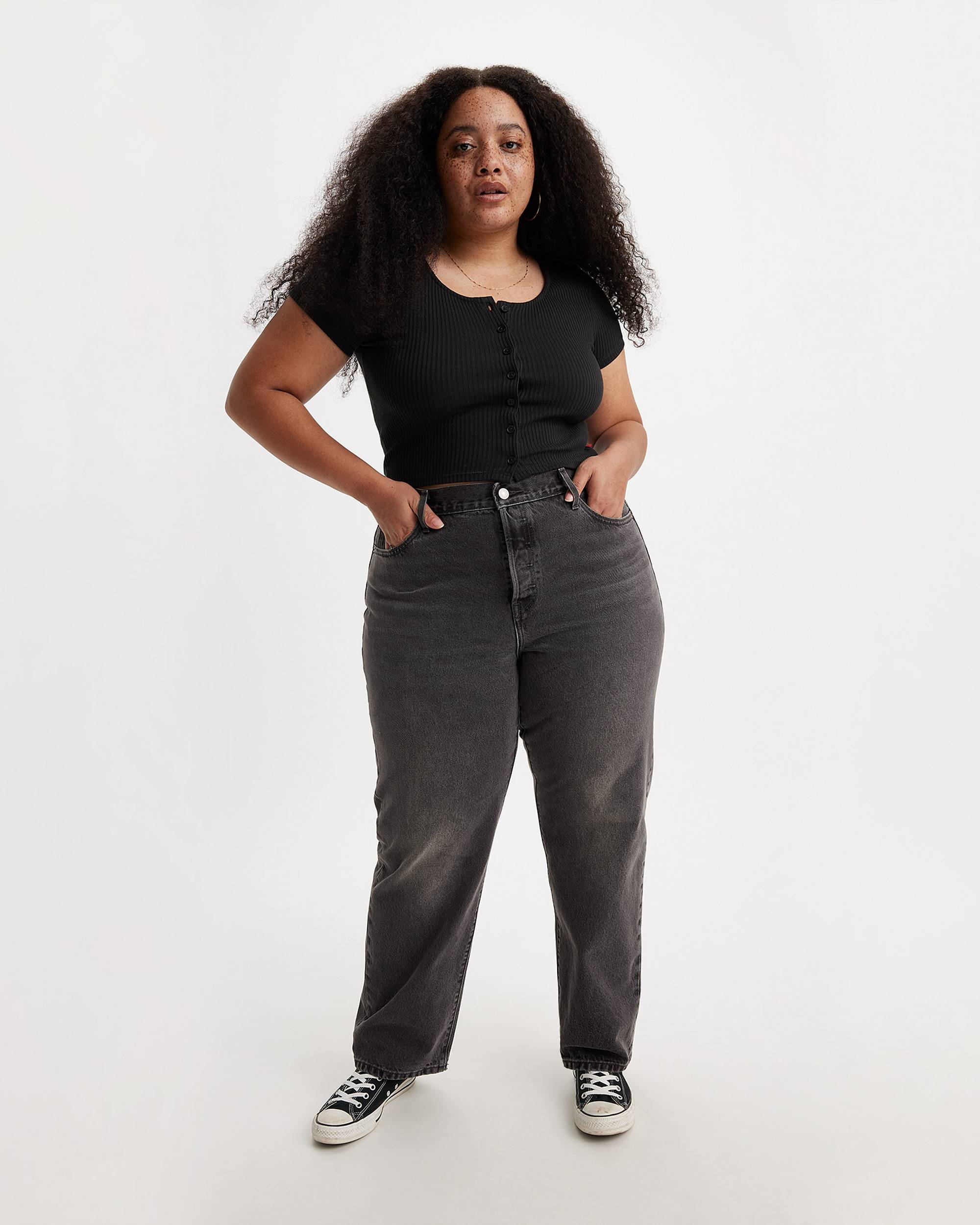 501® Original Fit Women's Jeans (plus Size) - Black | Levi's® US 501® Original Fit Women's Jeans (plus Size) - Black | Levi's® US