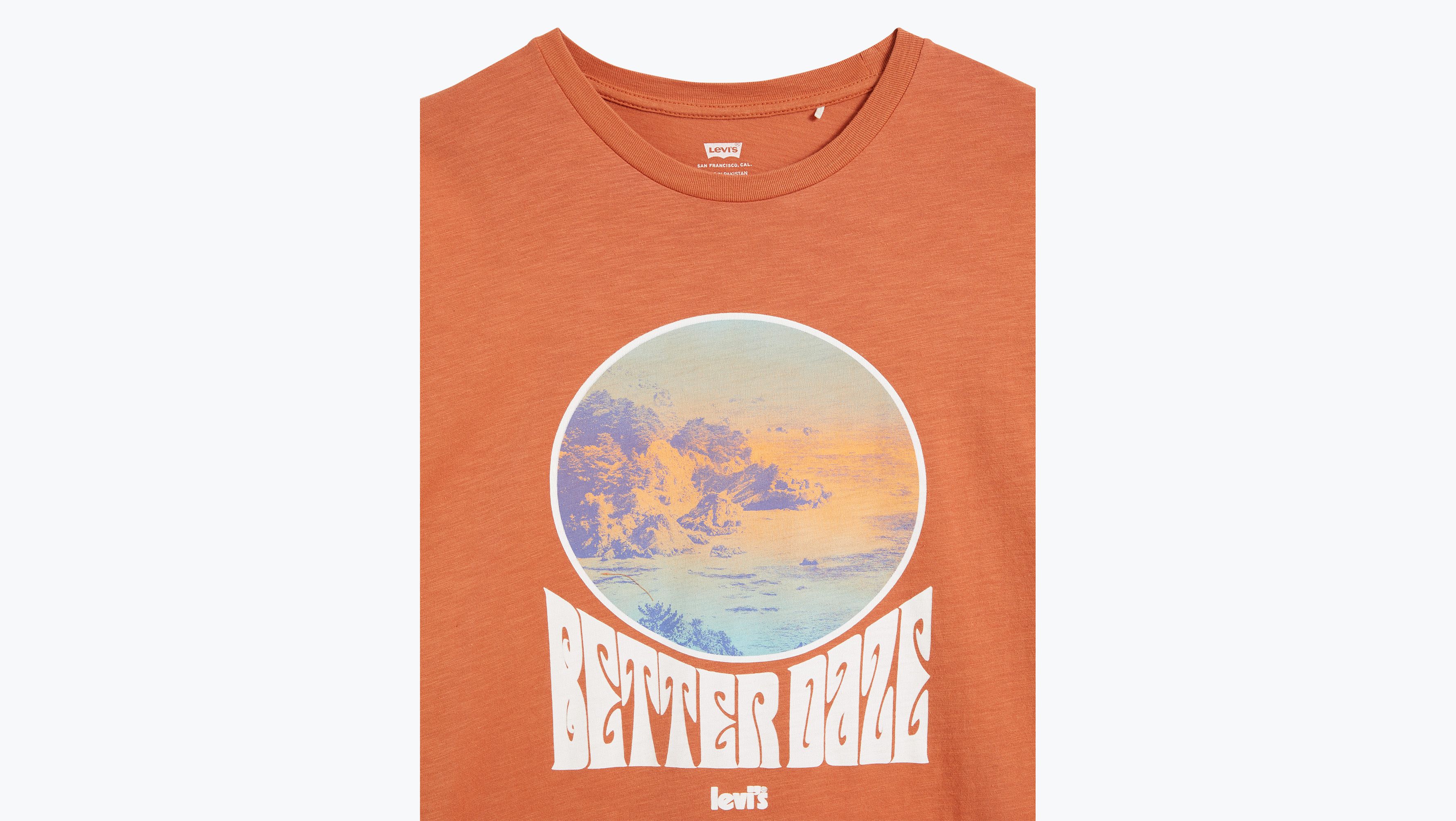 Graphic Drapey Tee - Orange | Levi's® XK