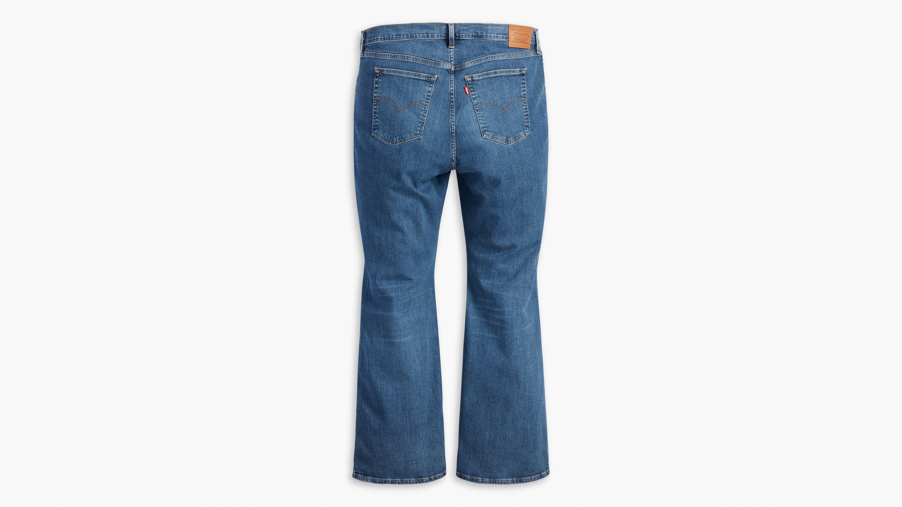 726™ High Rise Flare Jeans (plus Size) - Blue | Levi's® GB