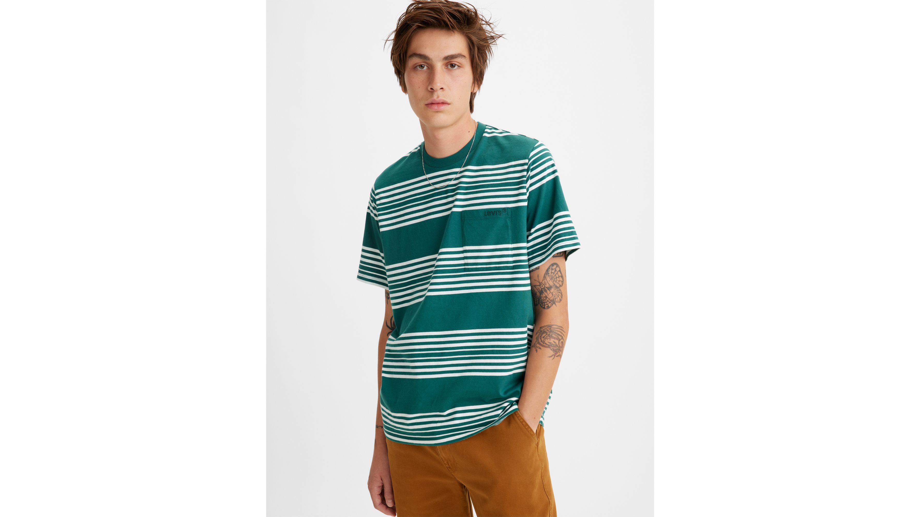 Easy Relaxed Pocket T-shirt - Green | Levi's® US
