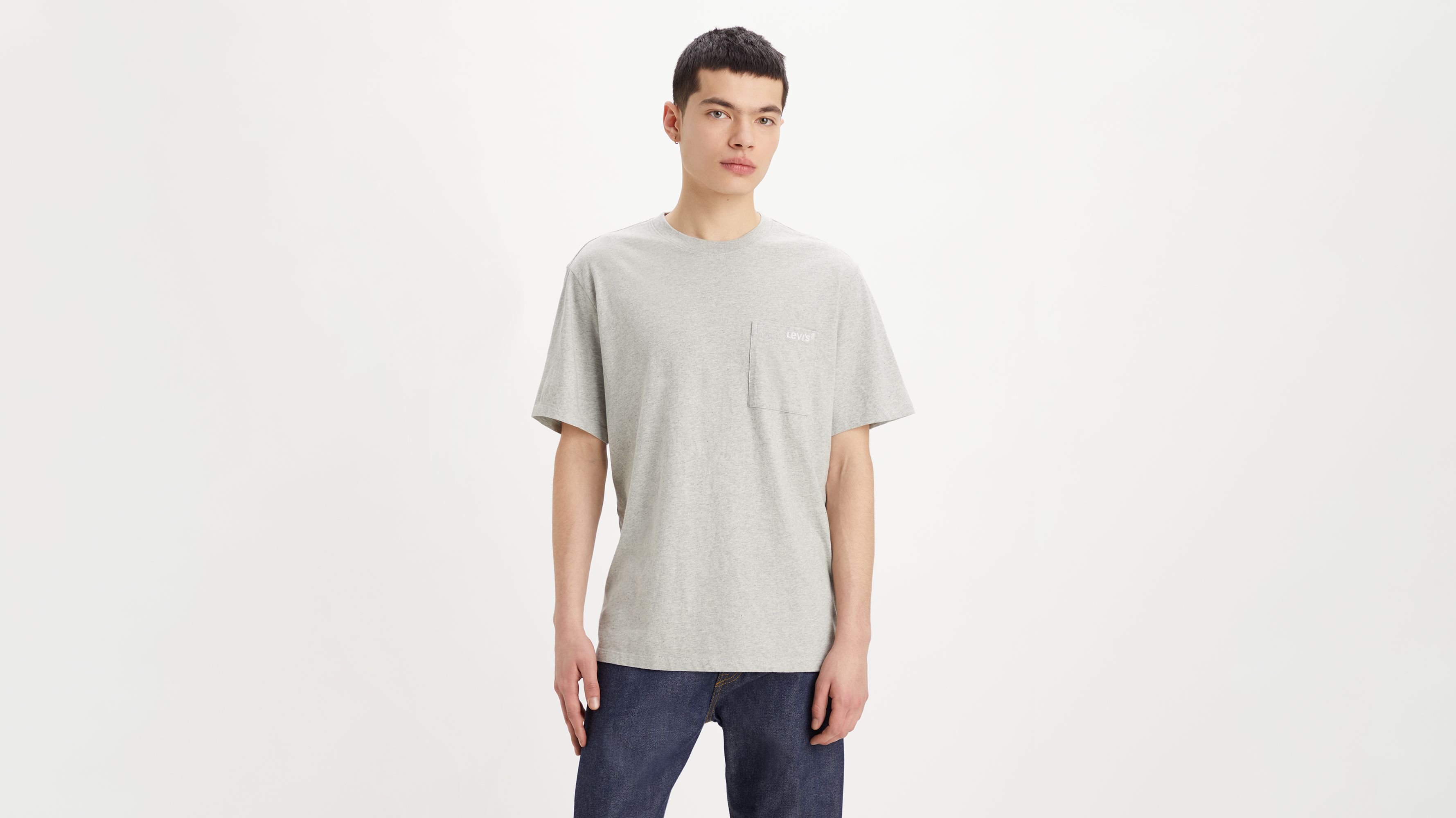Easy Relaxed Pocket T-shirt - Grey | Levi's® US