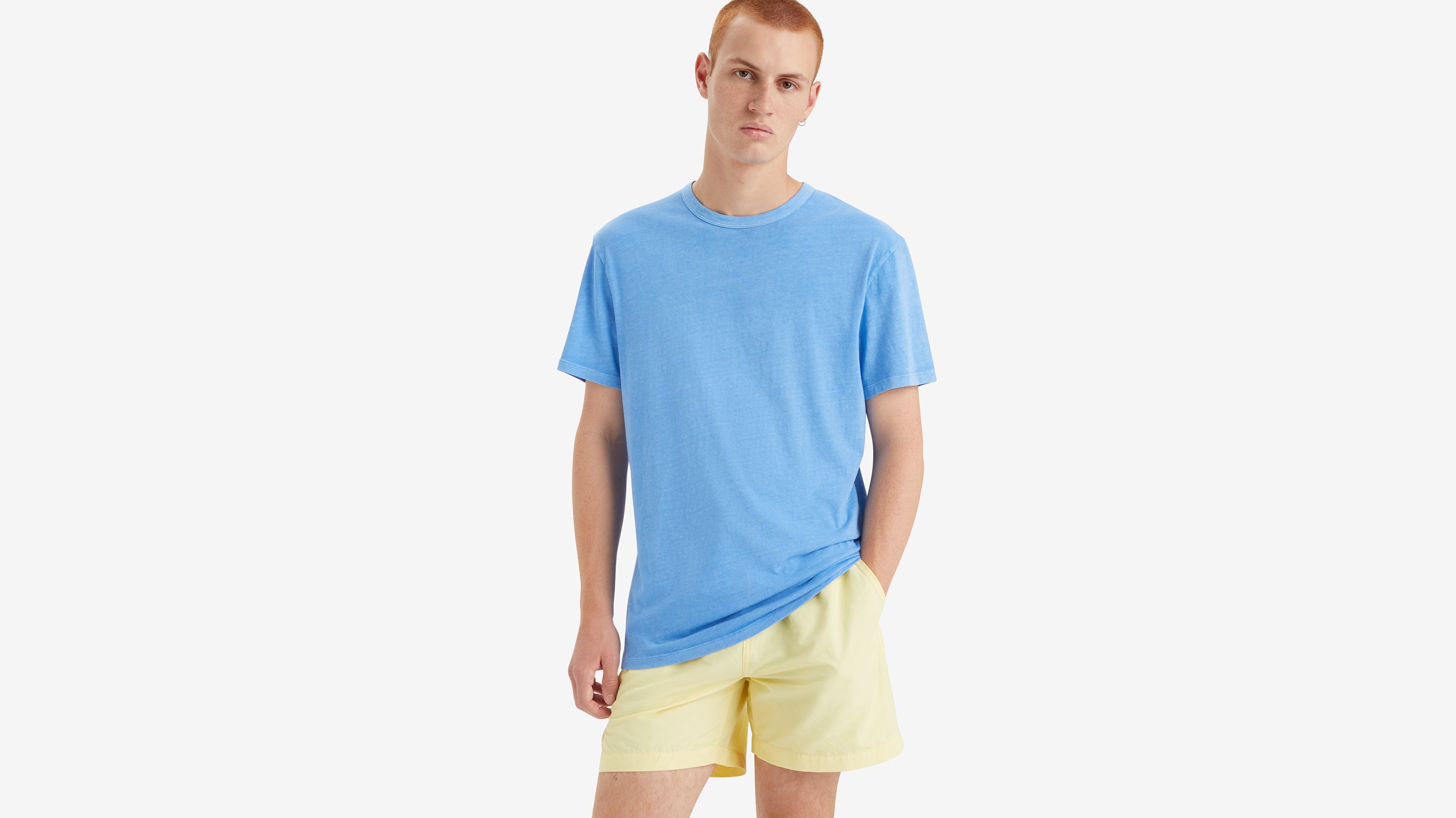 Levi's® Gold Tab™ T-shirt Premium Slim - Bleu | Levi's® FR