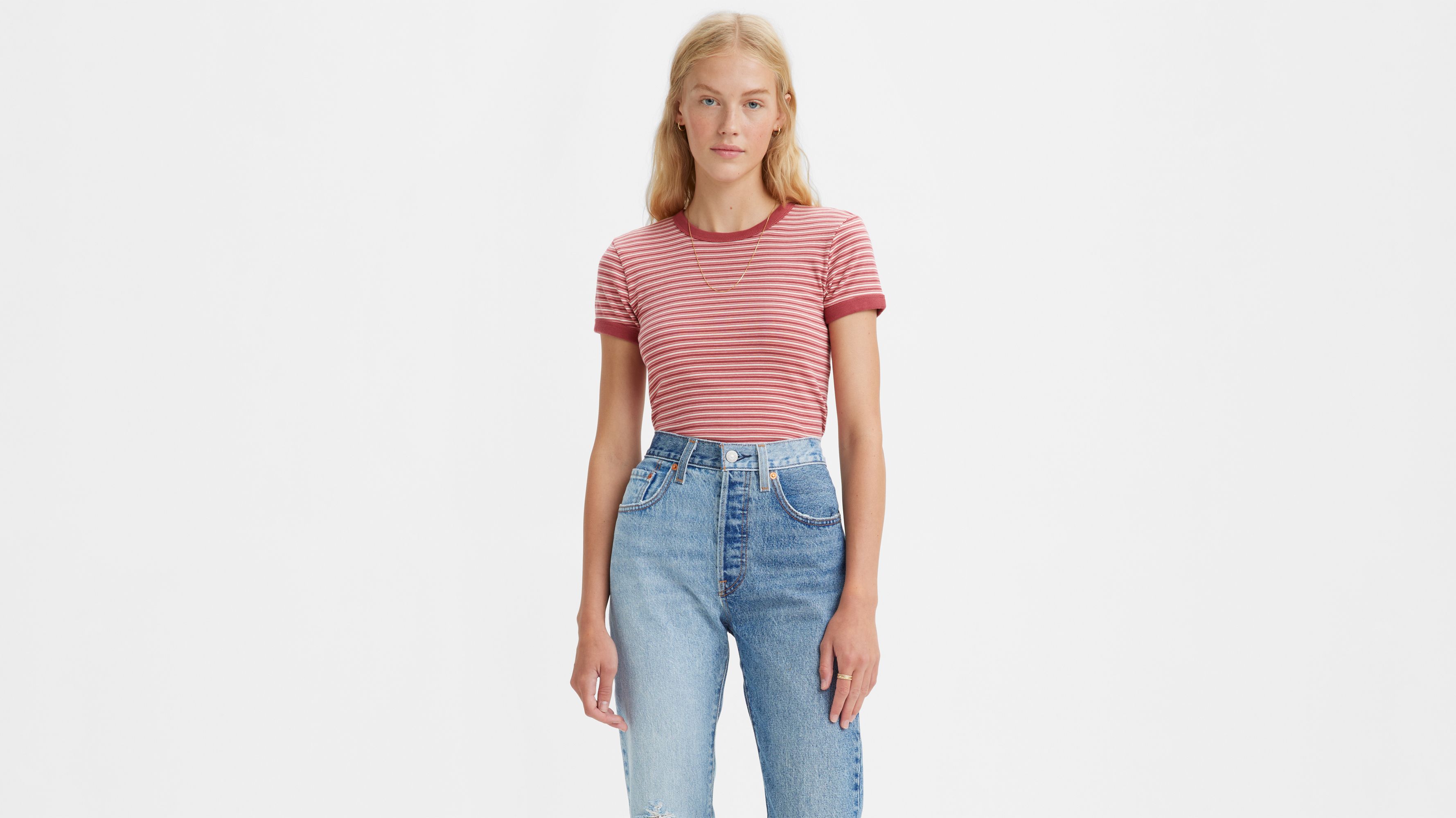 Ringer Mini Tee - Red | Levi's® ES