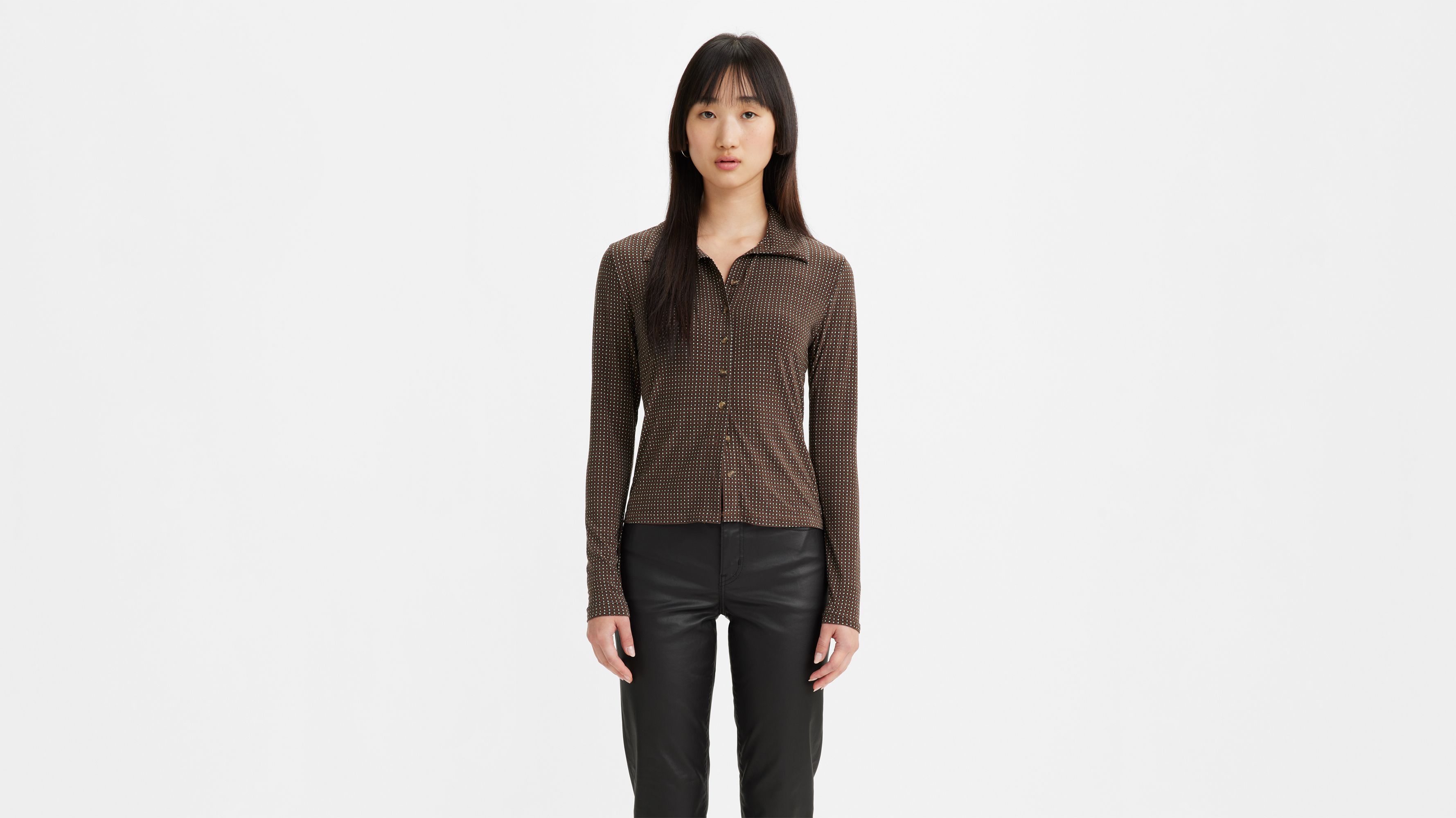 Prima Button Up Top - Brown | Levi's® US
