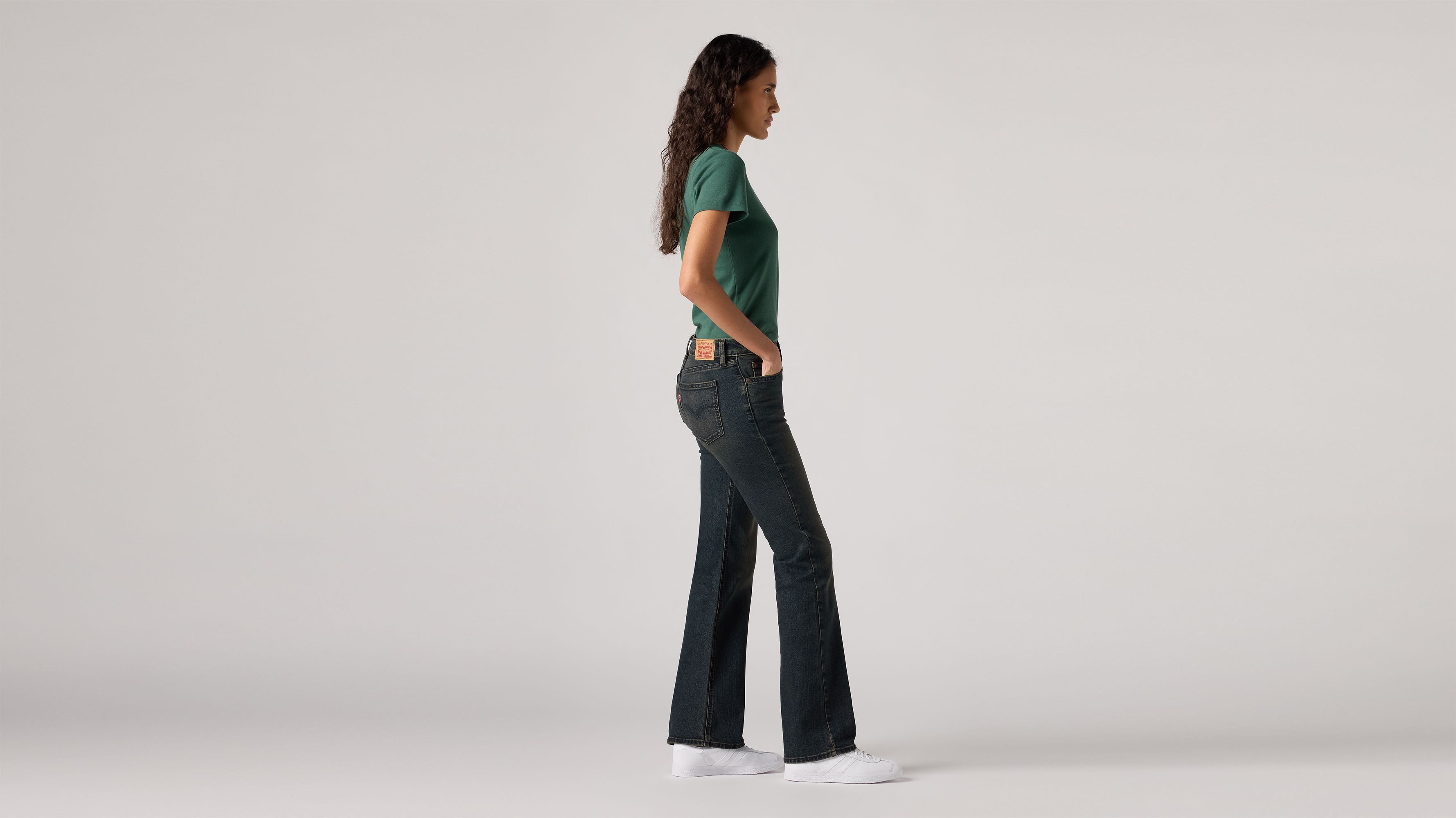 Jean Superlow Bootcut - Noir | Levi's® CH