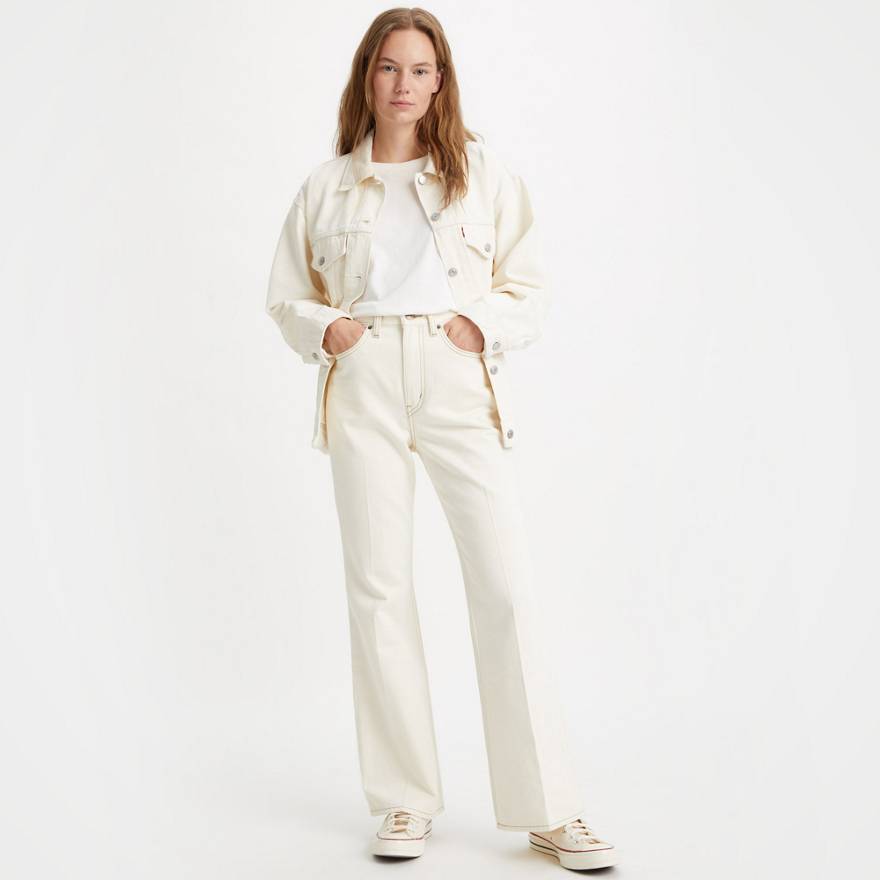 70's Movin' On High Rise Flare Jeans - White | Levi's® US 70's Movin' On High Rise Flare Jeans - White | Levi's® US