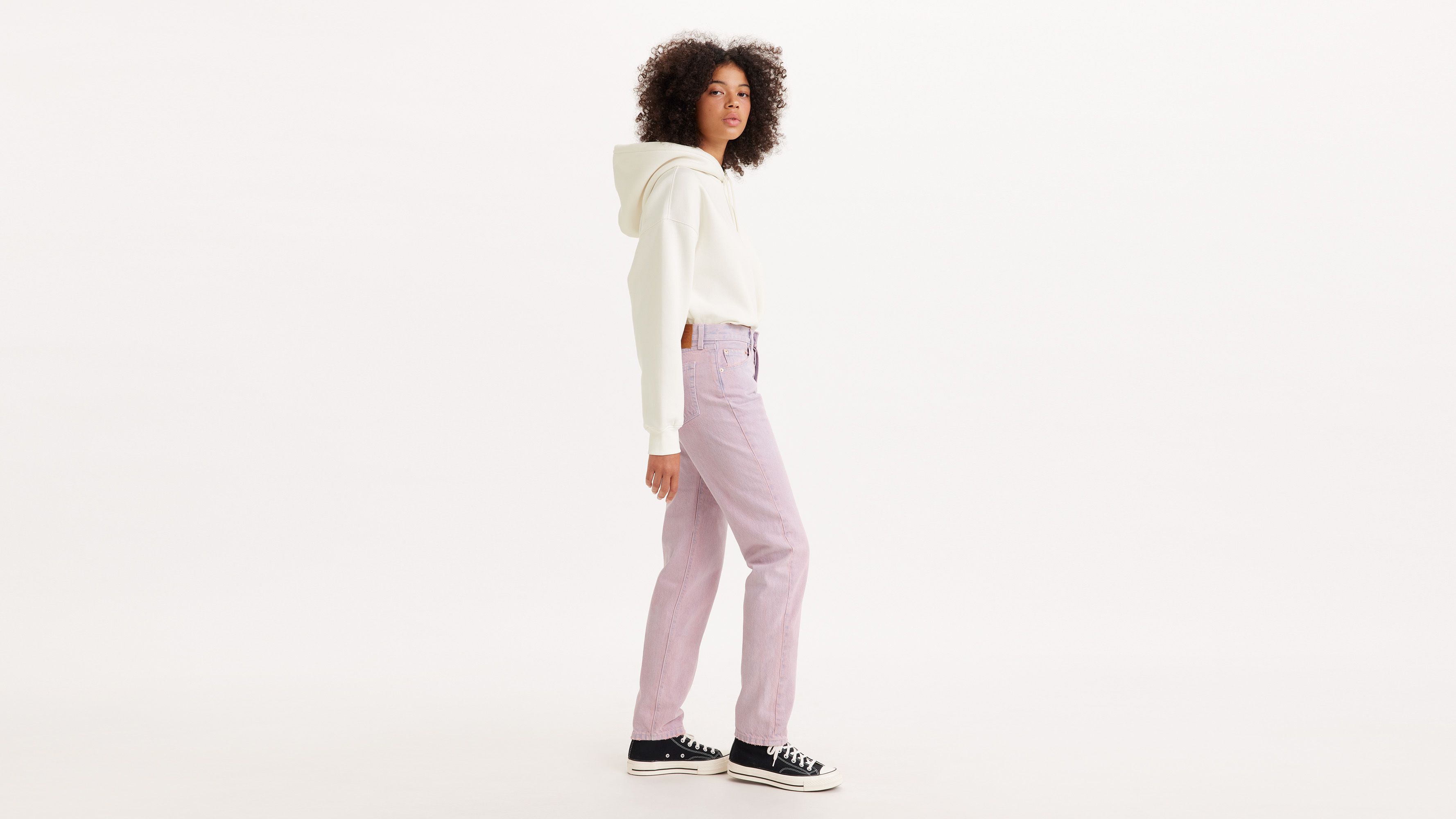 501® '81 Women's Colored Denim Jeans - Pink | Levi's® US