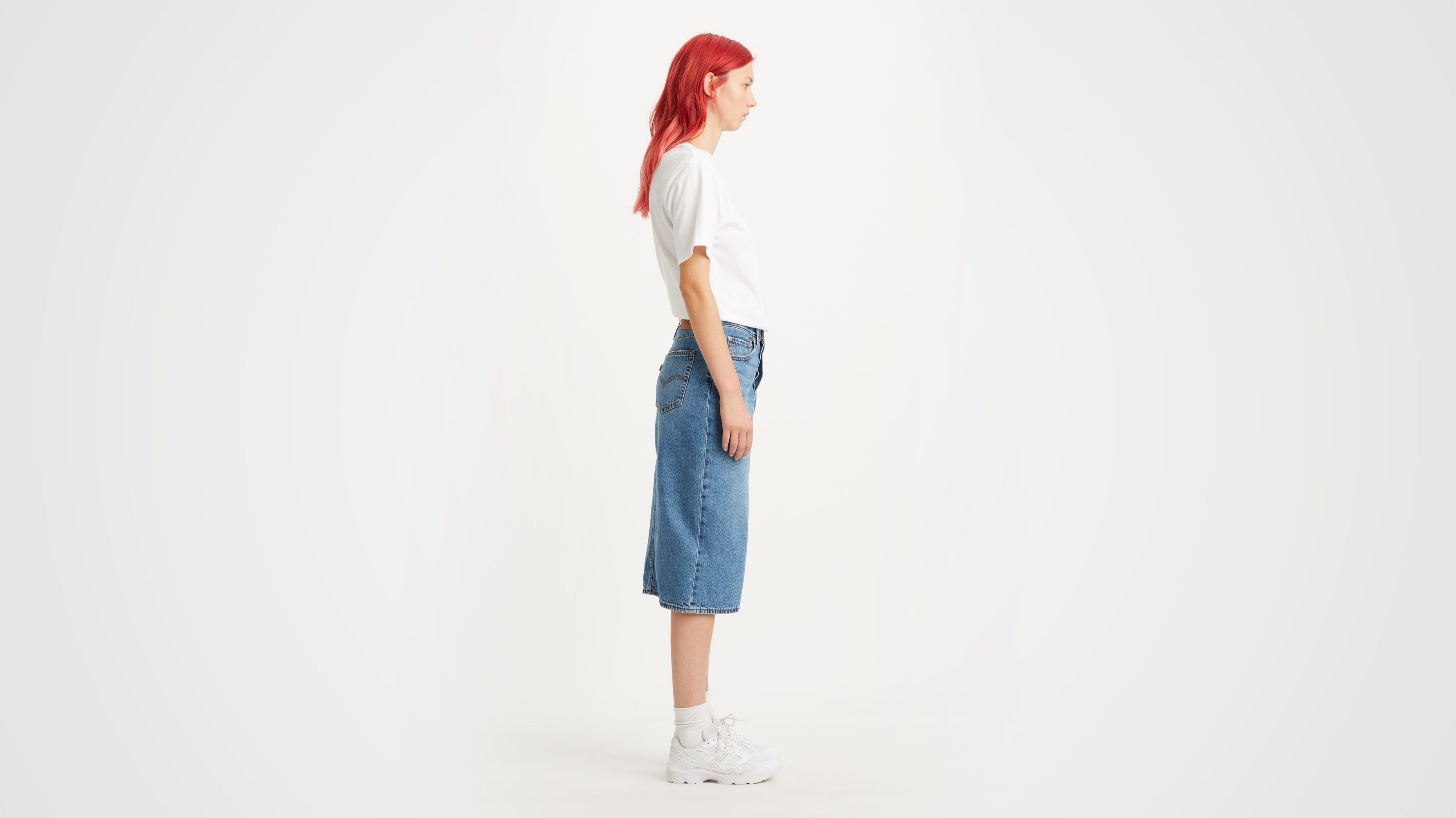 Side Slit Skirt - Blue | Levi's® GB
