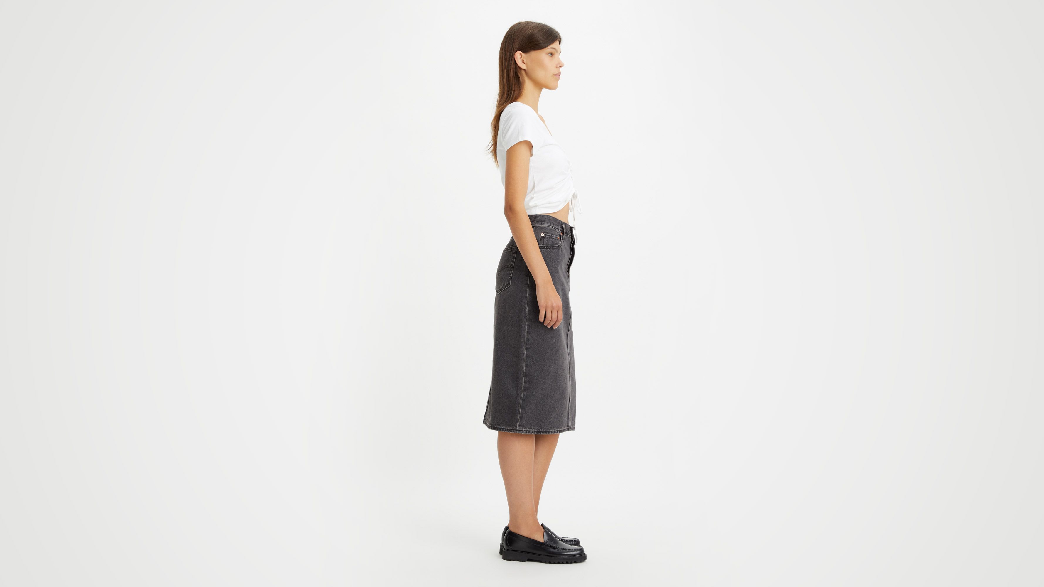 Side Slit Skirt - Black | Levi's® US