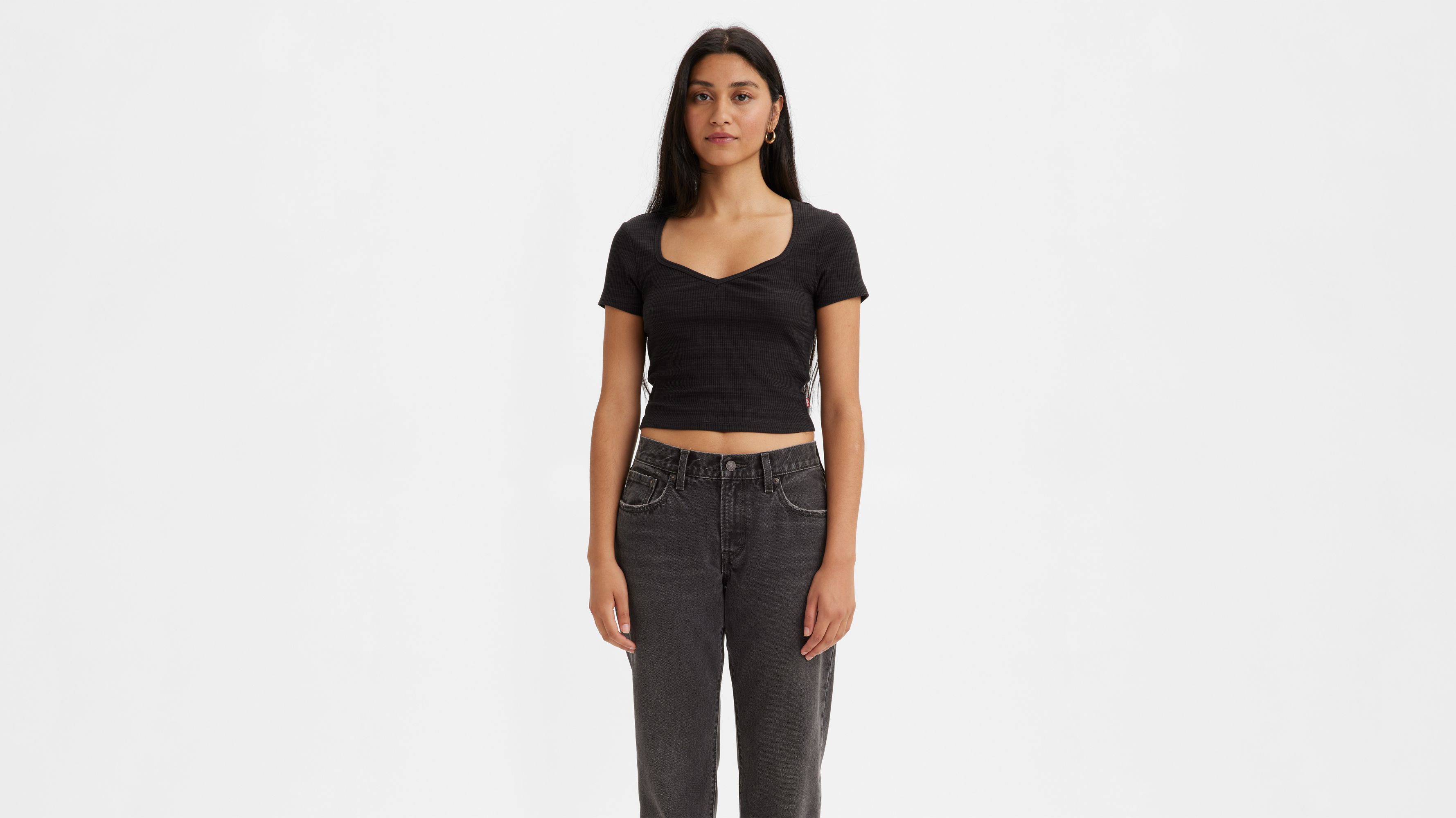 Carrie Sweetheart Top - Black | Levi's® US