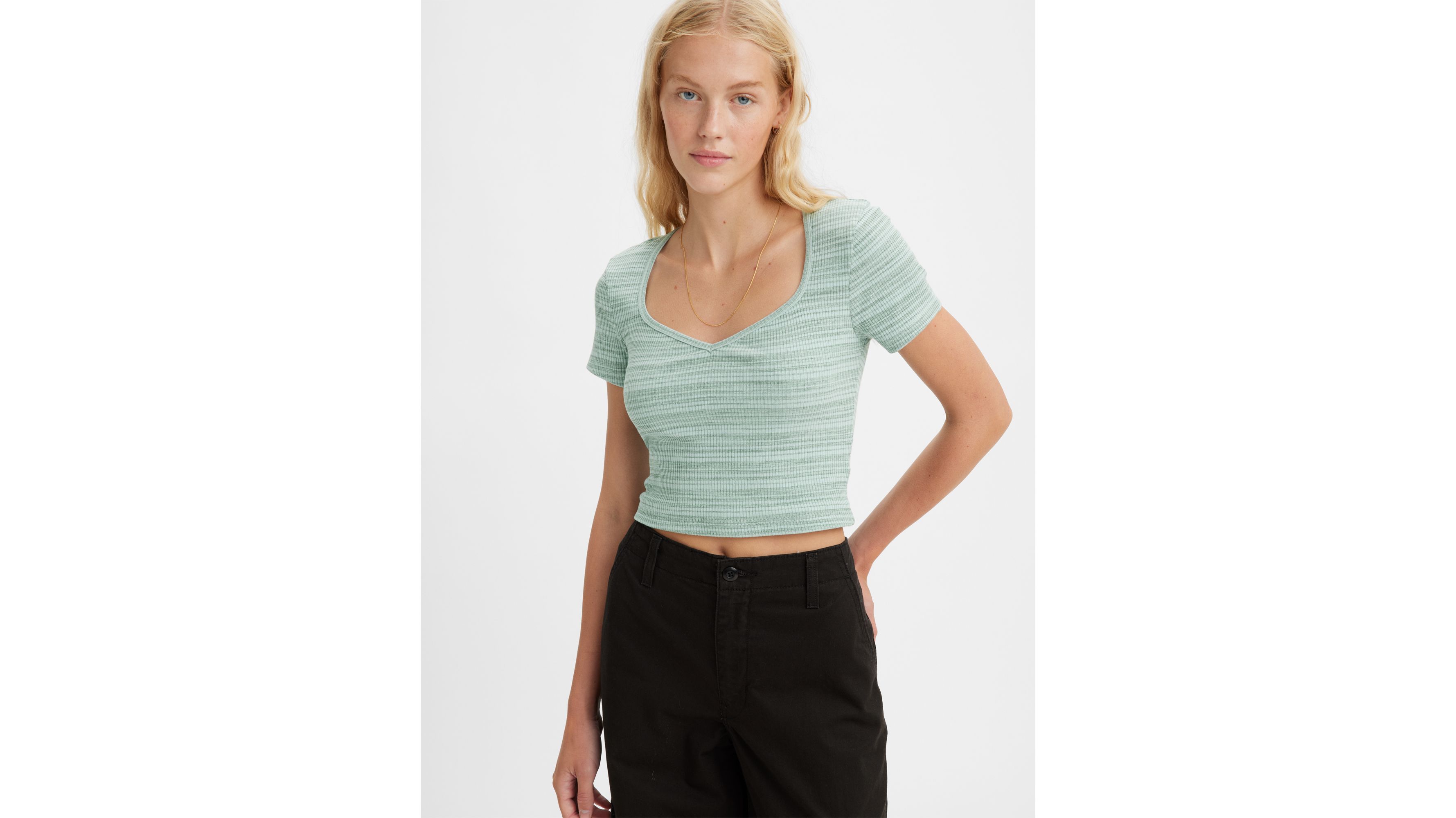 Carrie Sweetheart Top - Blue | Levi's® US