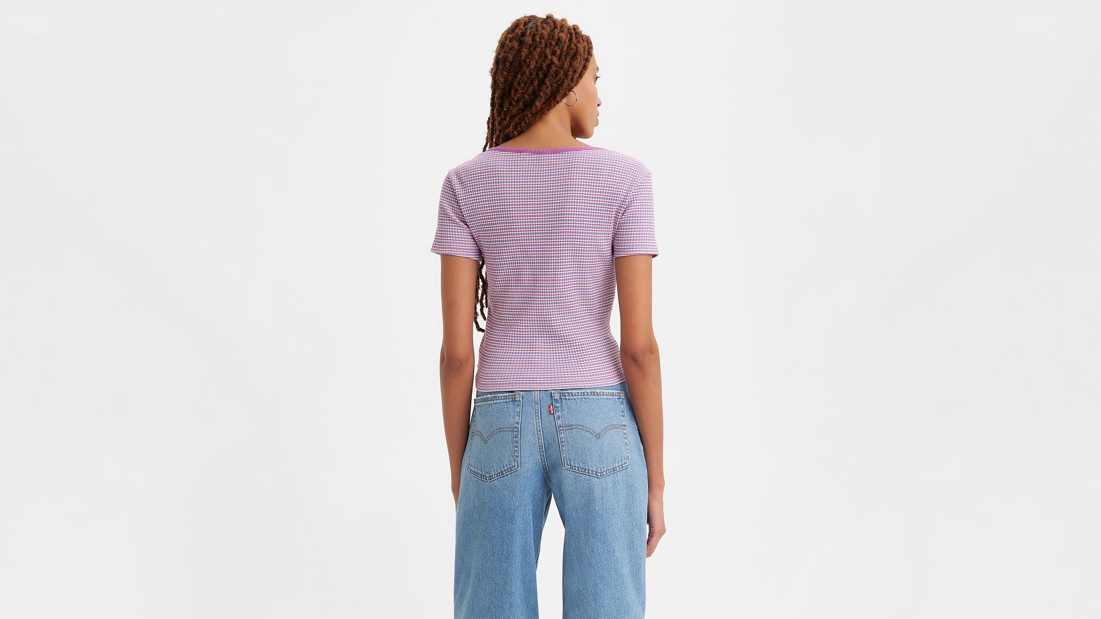 Short Sleeve Britt Snap Front Top - Multi-color | Levi's® US