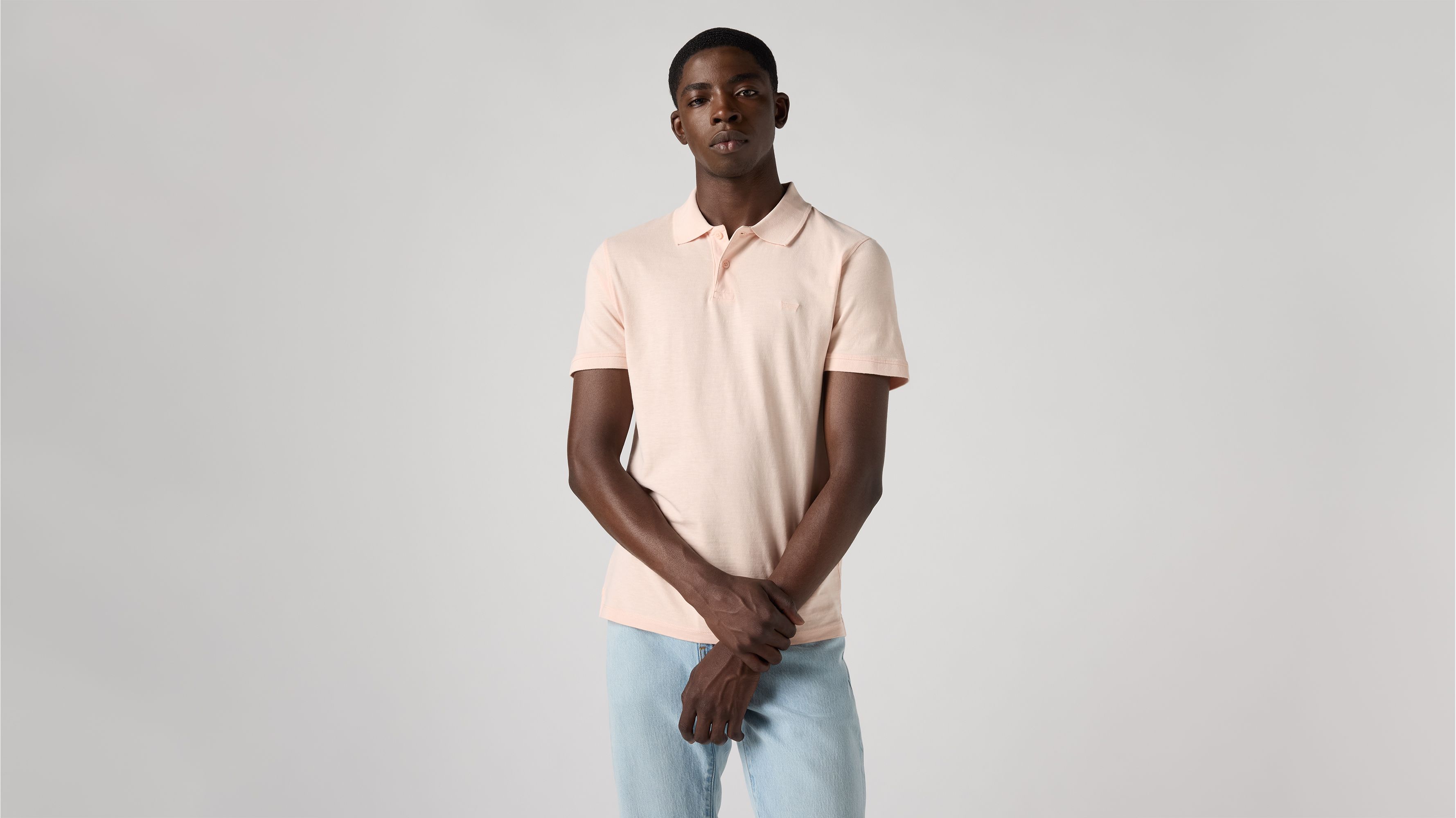 Slim Housemark Polo Shirt - Pink | Levi's® NO