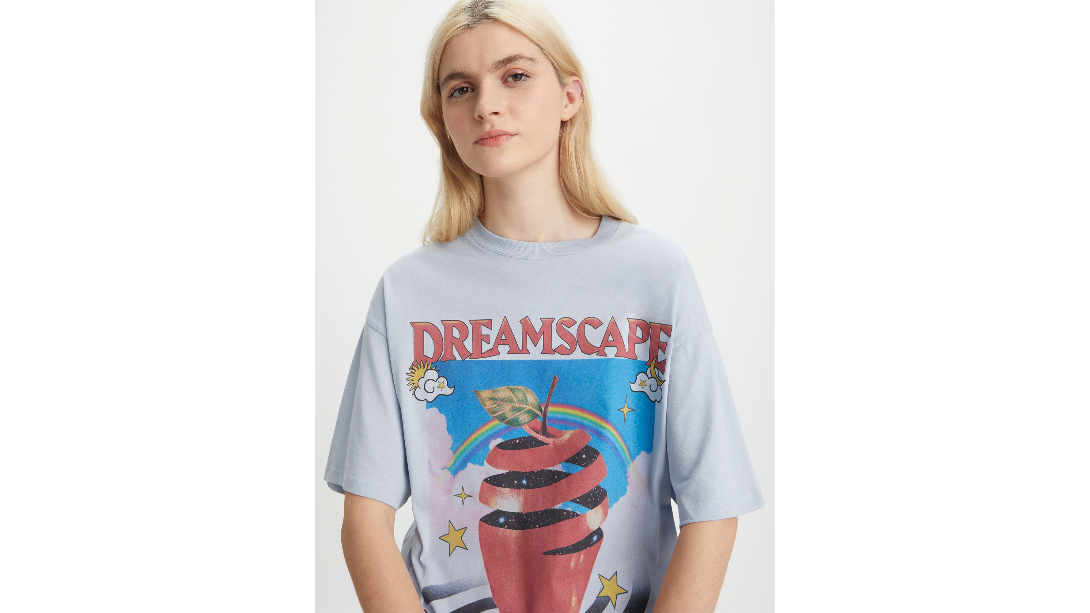 Graphic Short Stack Tee - Blue | Levi's® IT