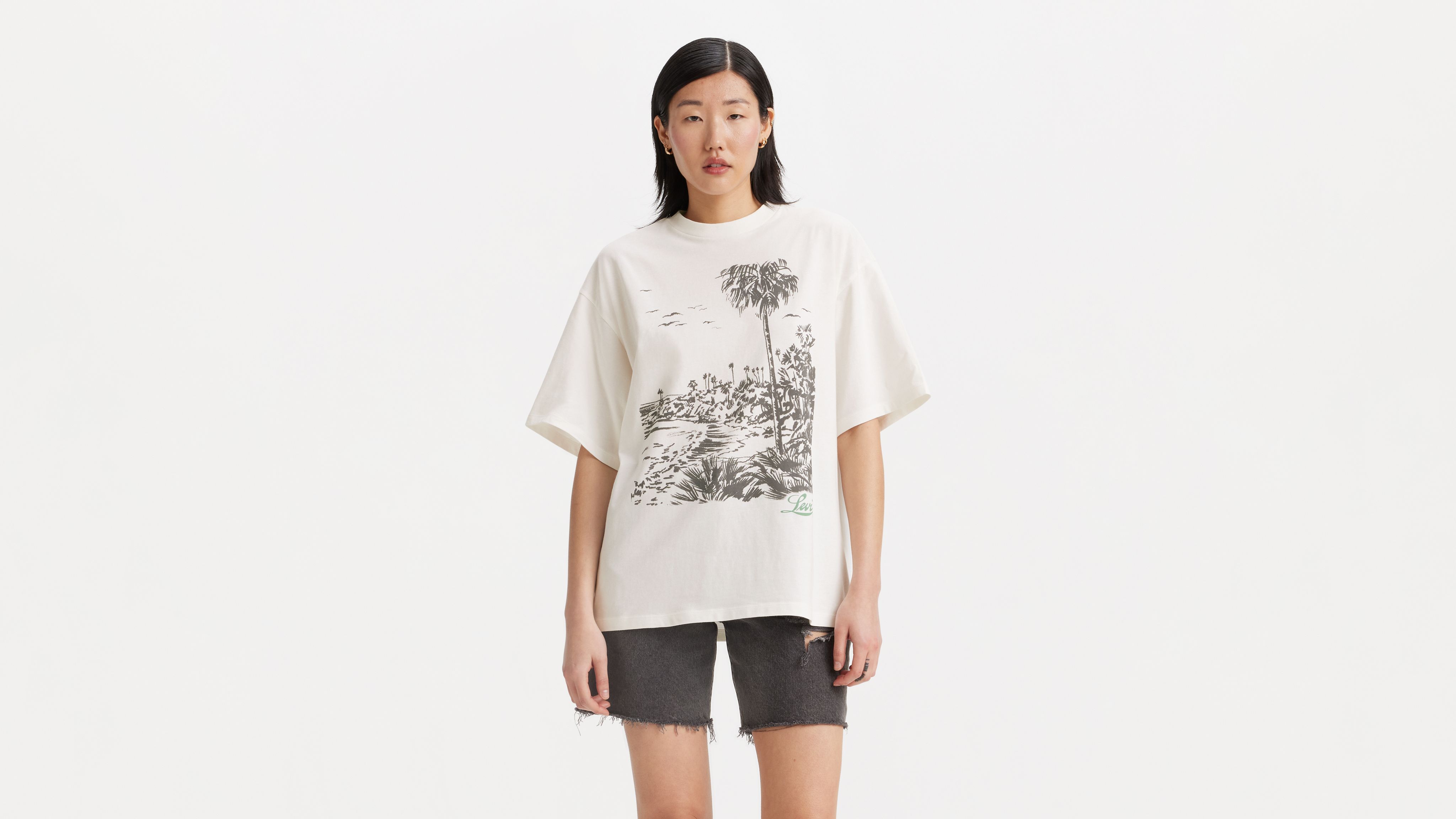 Graphic Short Stack T-shirt - White | Levi's® US