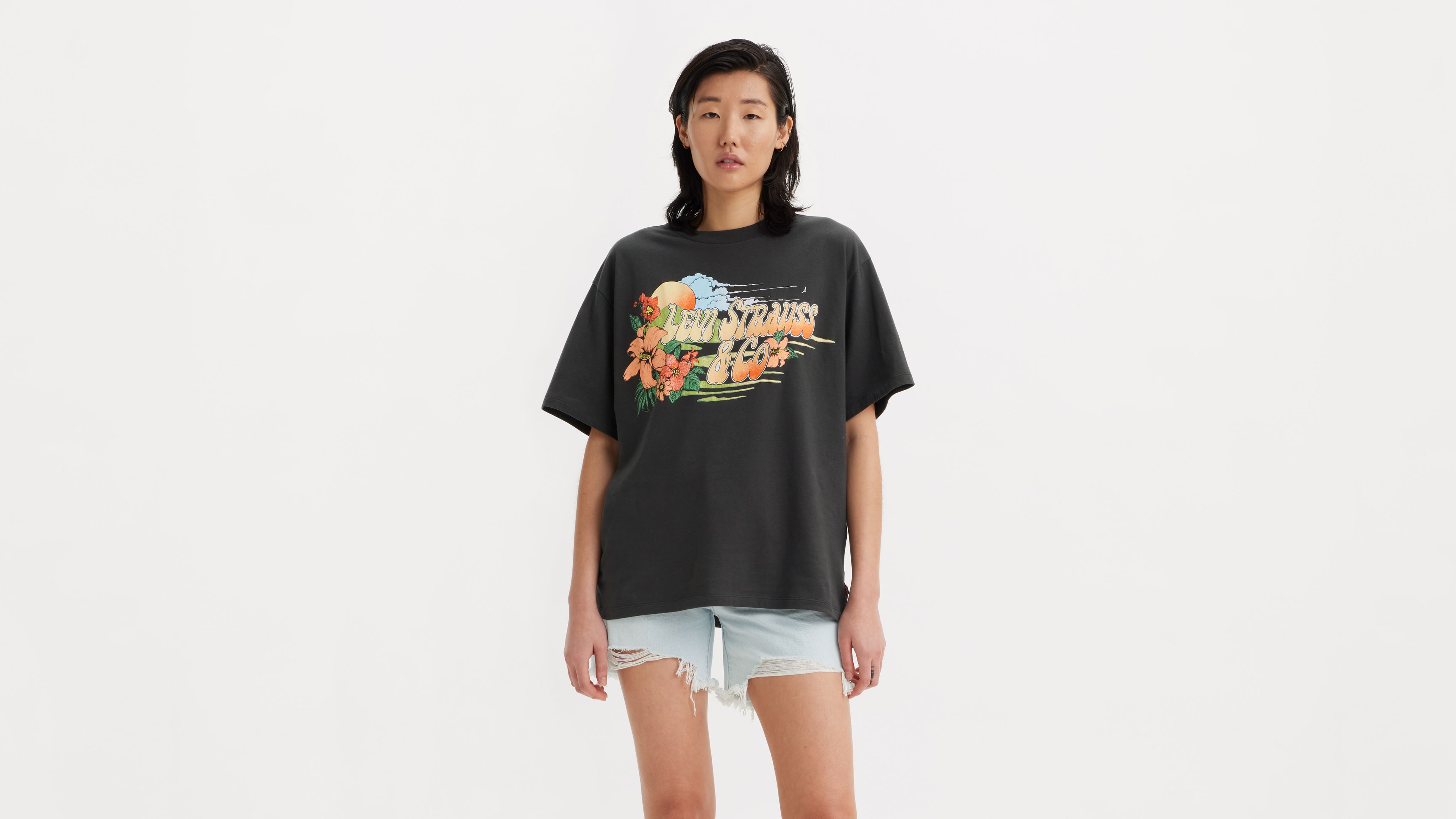 Graphic Short Stack T-shirt - Black | Levi's® US