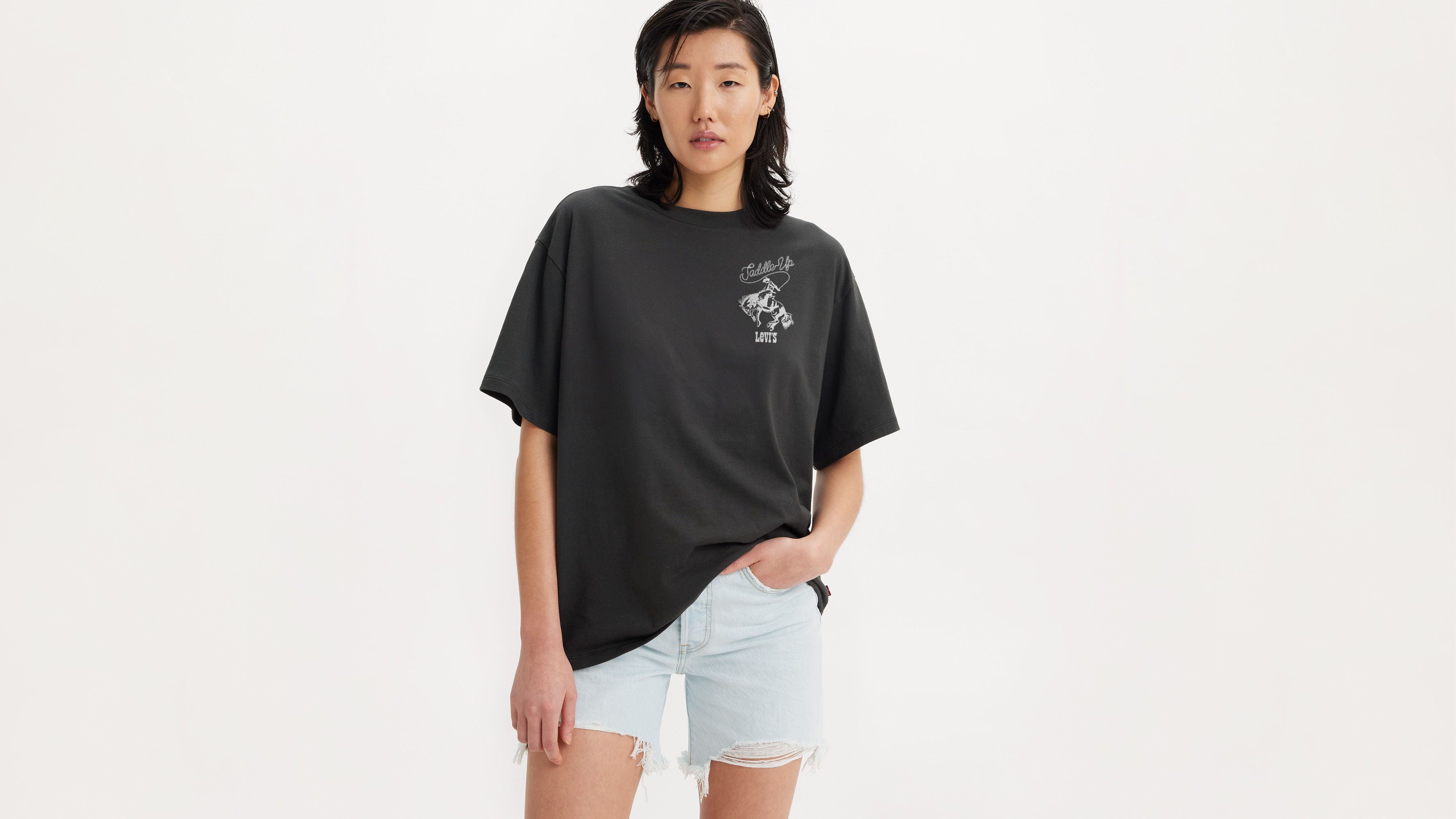 Graphic Short Stack T-shirt - Black | Levi's® US