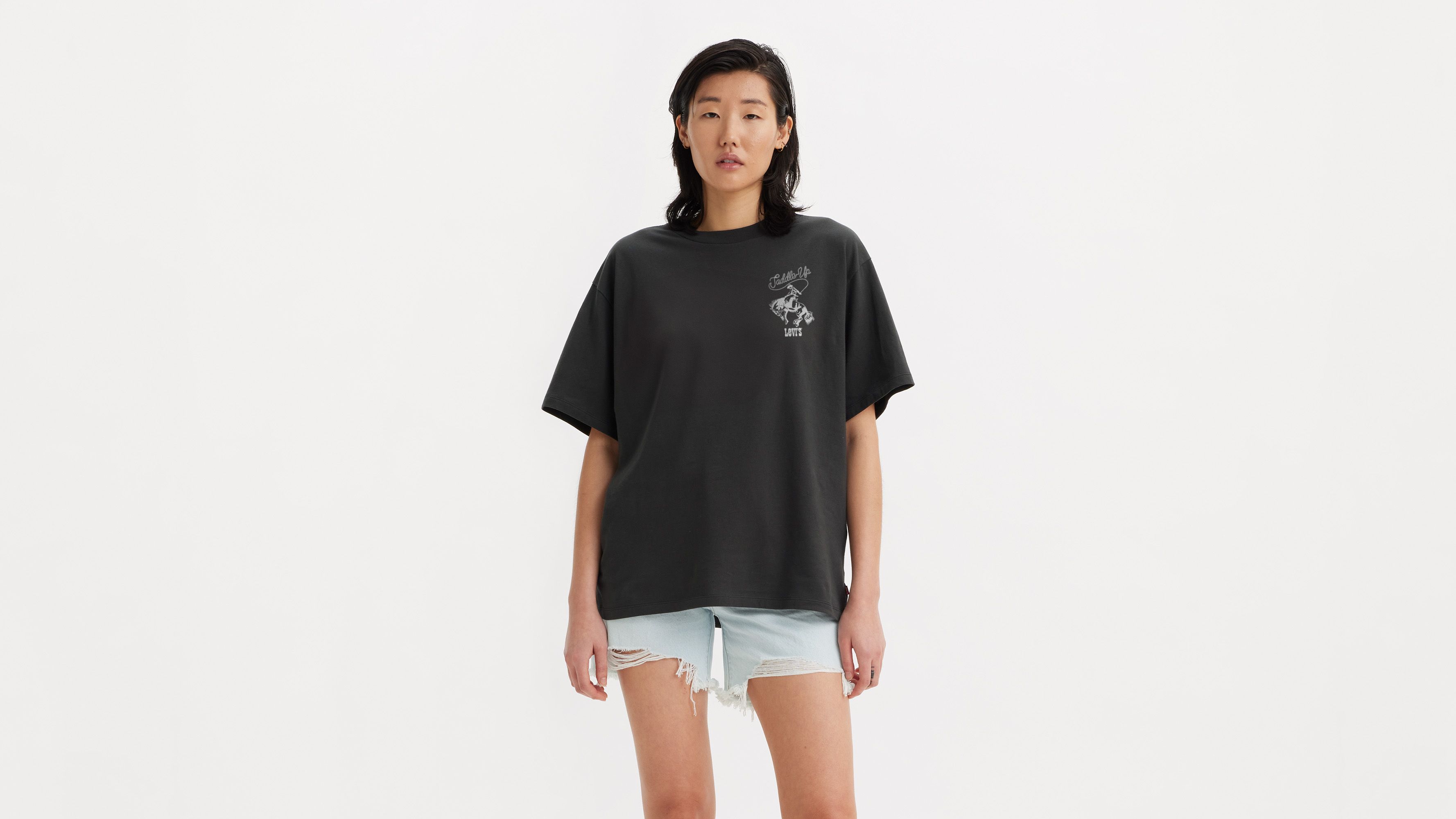 Graphic Short Stack T-shirt - Black | Levi's® US
